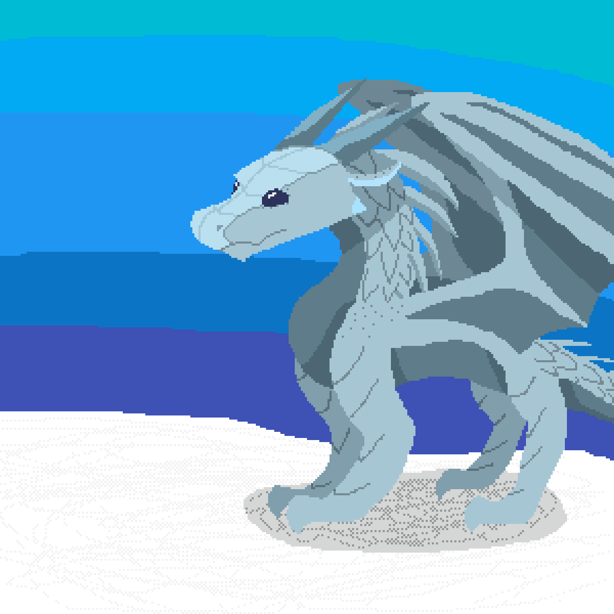 Pixilart - Frost the Icewing by Thunderbird509