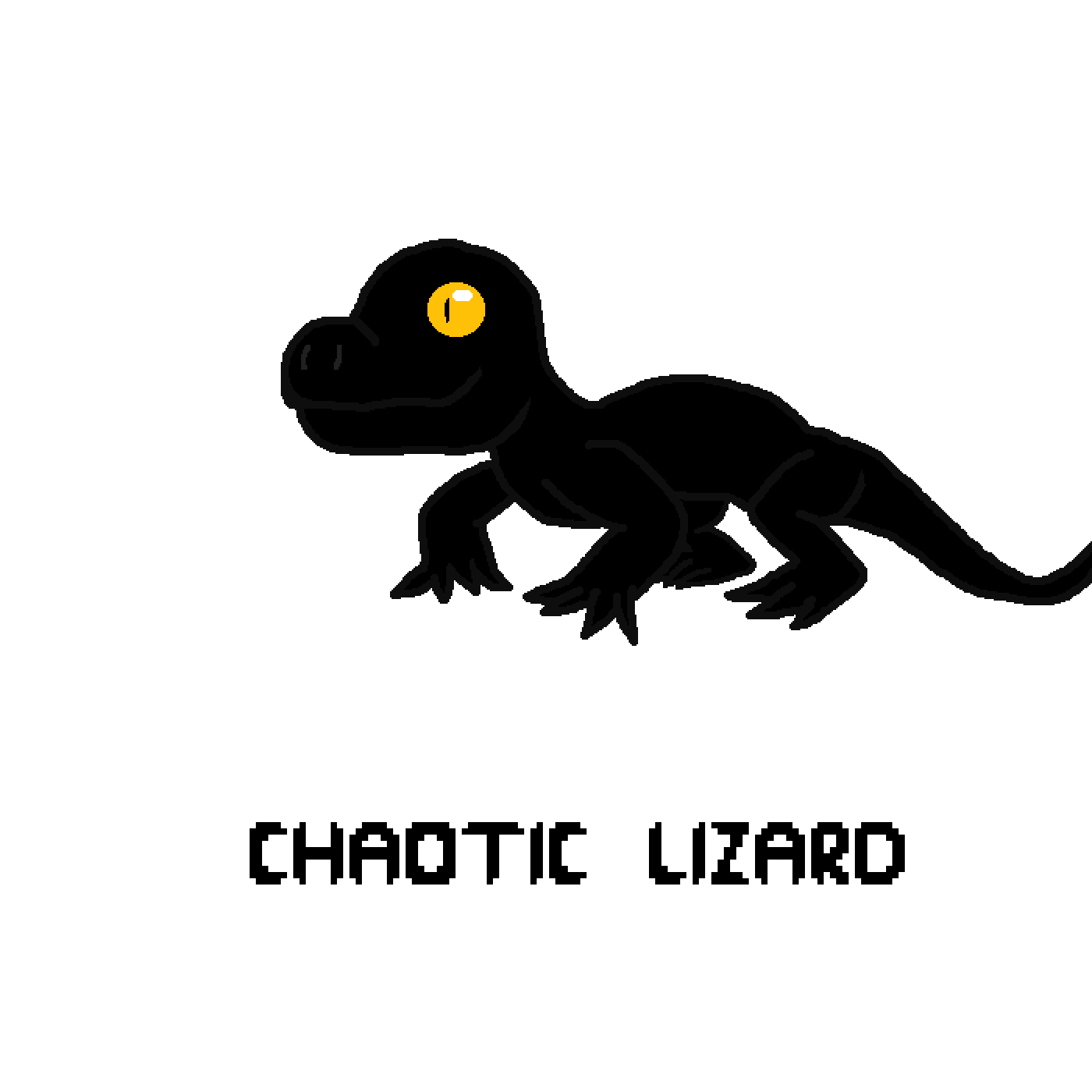 Pixilart - the 5 different spieces of Chaotic Lizards by ThatOneKidhere