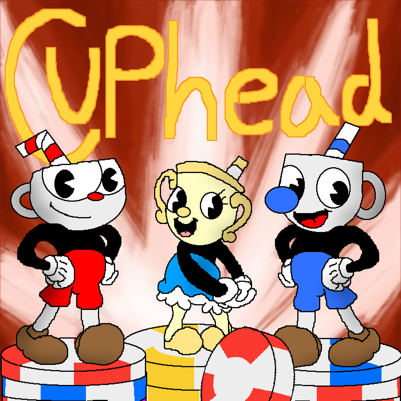 Pixilart - Cuphead Title Screen by Hi-Im-Shader
