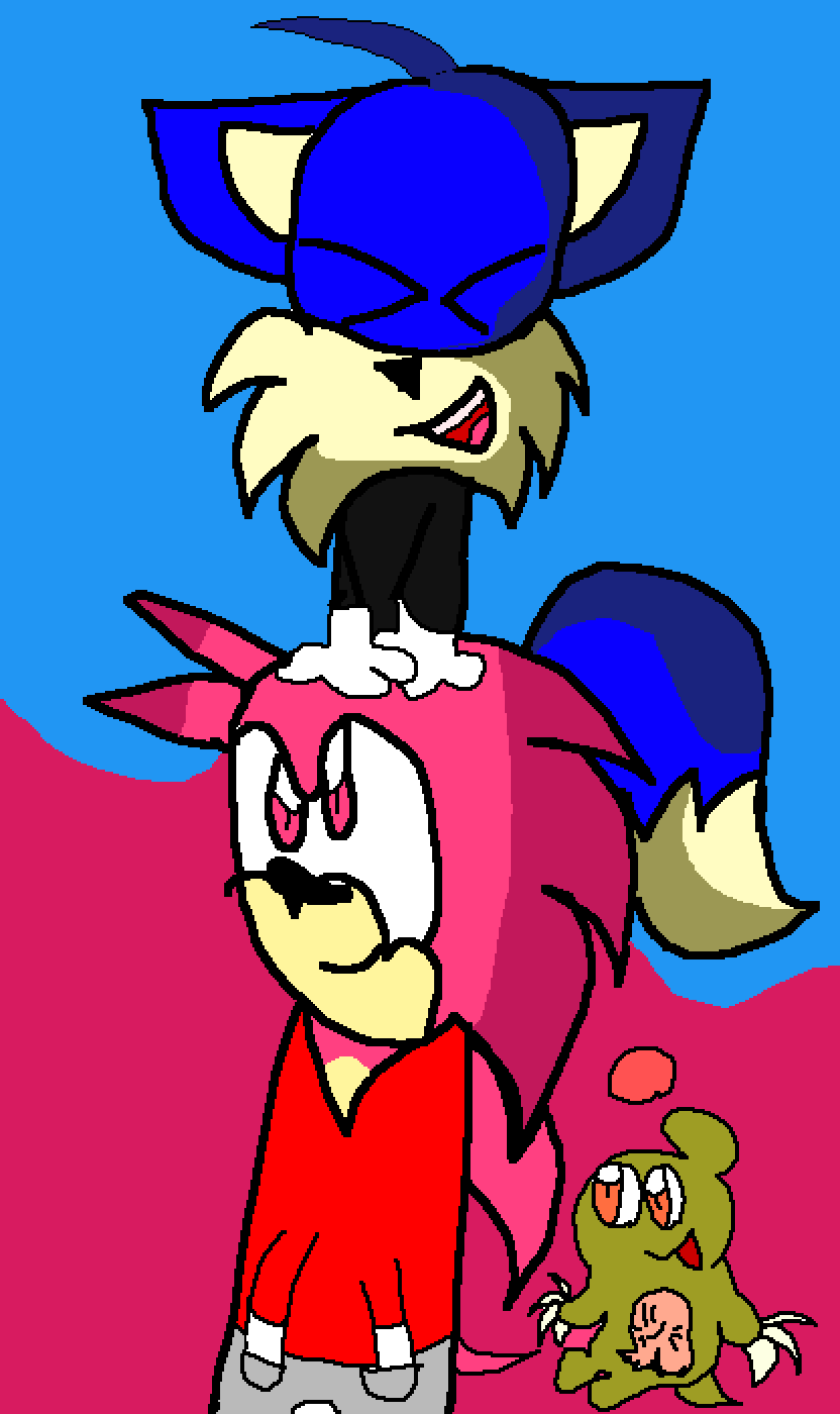 Pixilart - Cval and Pip by Anonymous