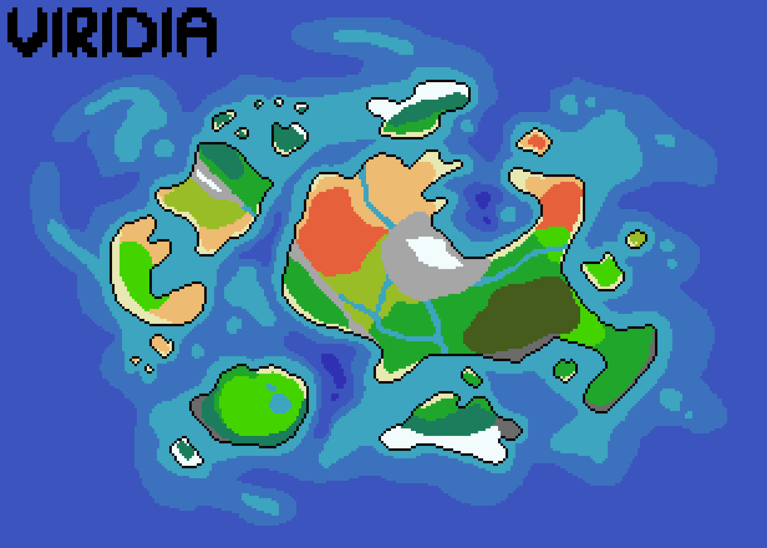 Pixilart - Map of Viridia by SourStew47