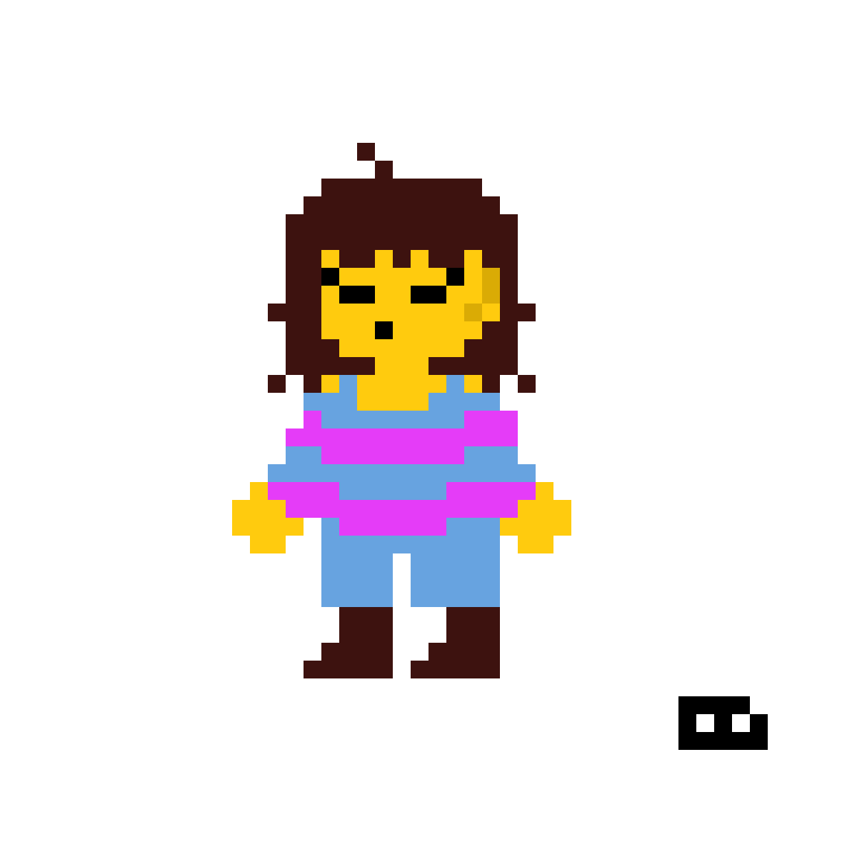 Pixilart - Frisk de Undertale by Bedied
