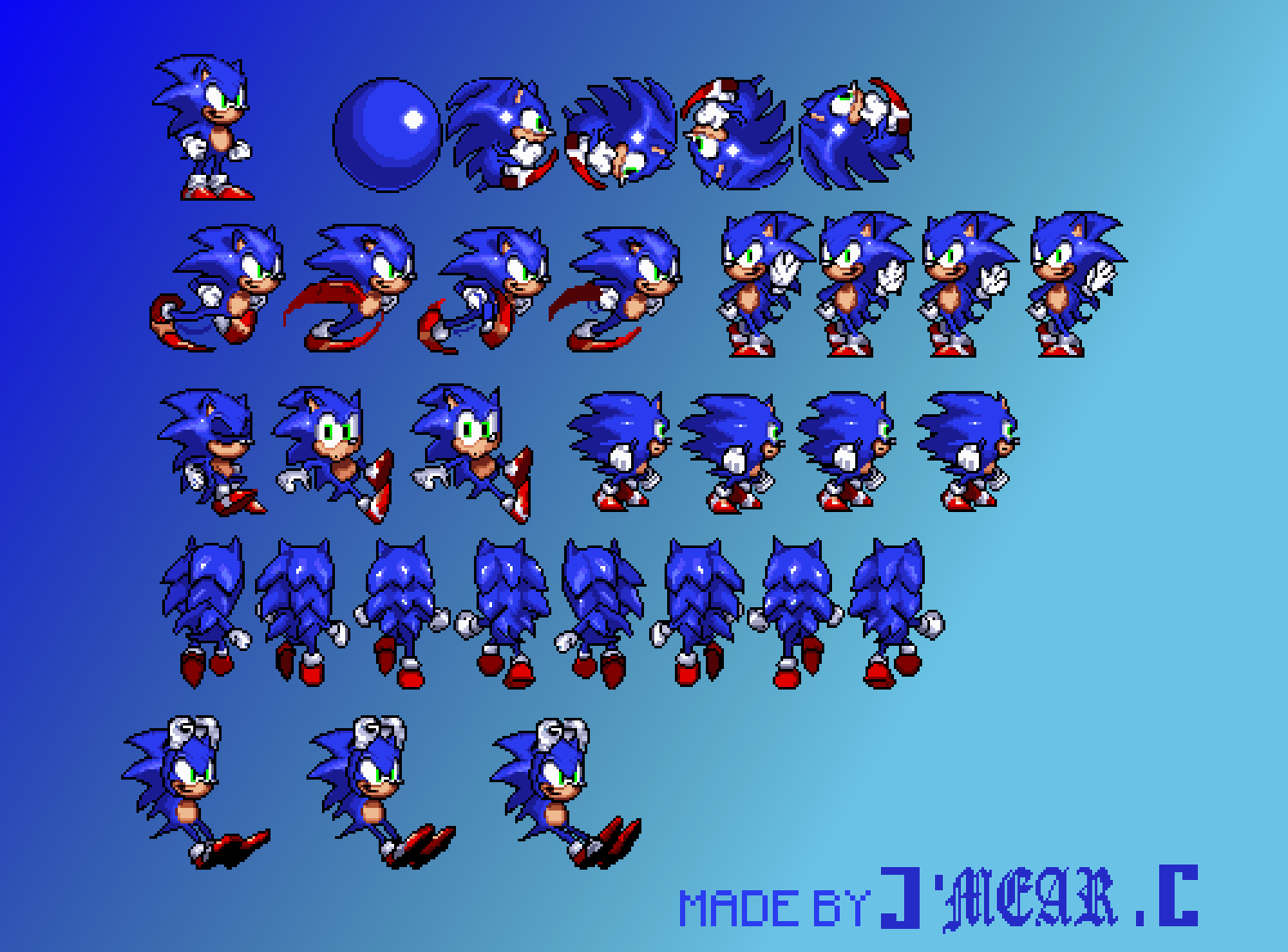 Pixilart - Movie Sonic Sprites 1st half by DtCjwIfcwNNQGPF