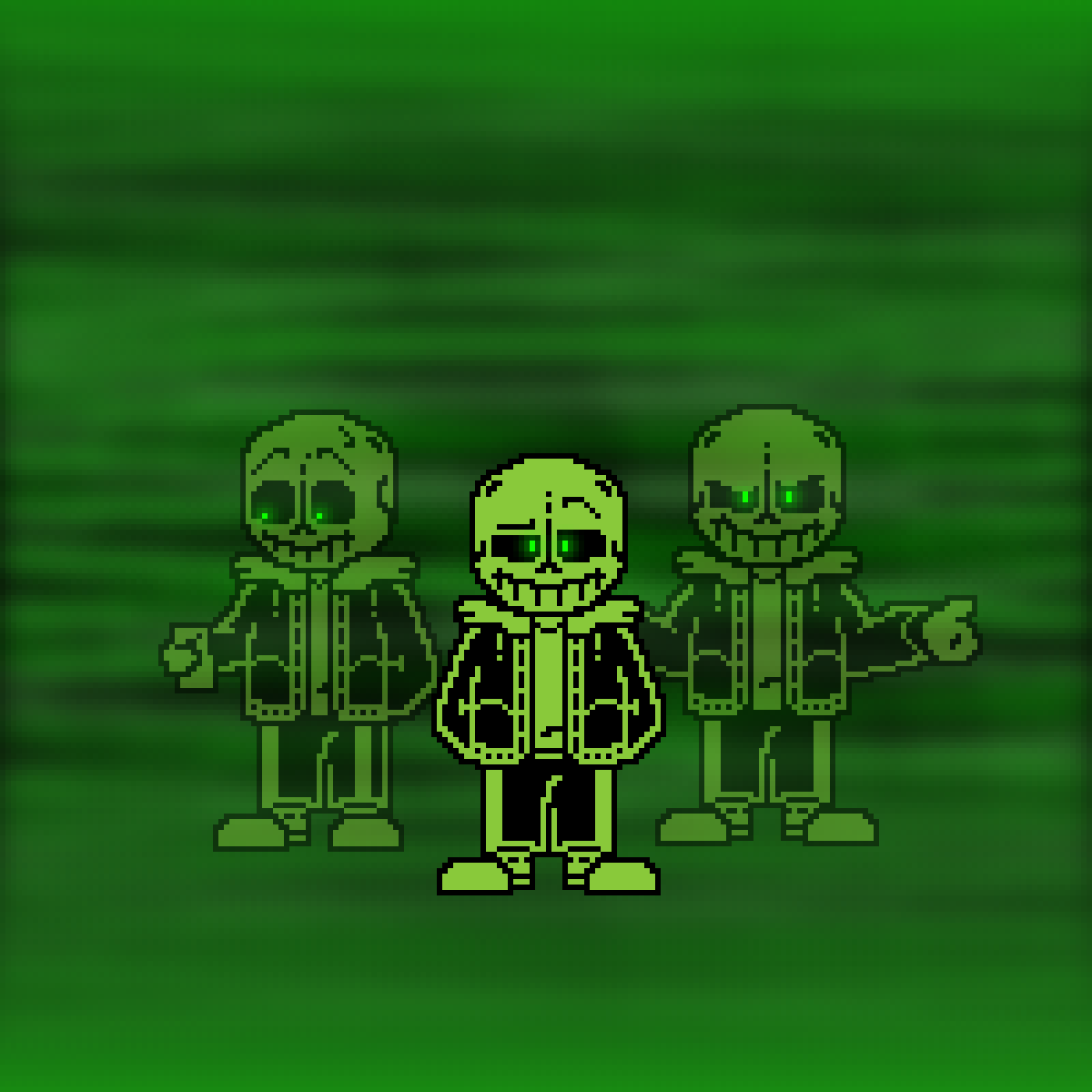 Pixilart - GREEN SANS?!?!??!?!?!?!?!?!?!?!??!?! by EnderuZ
