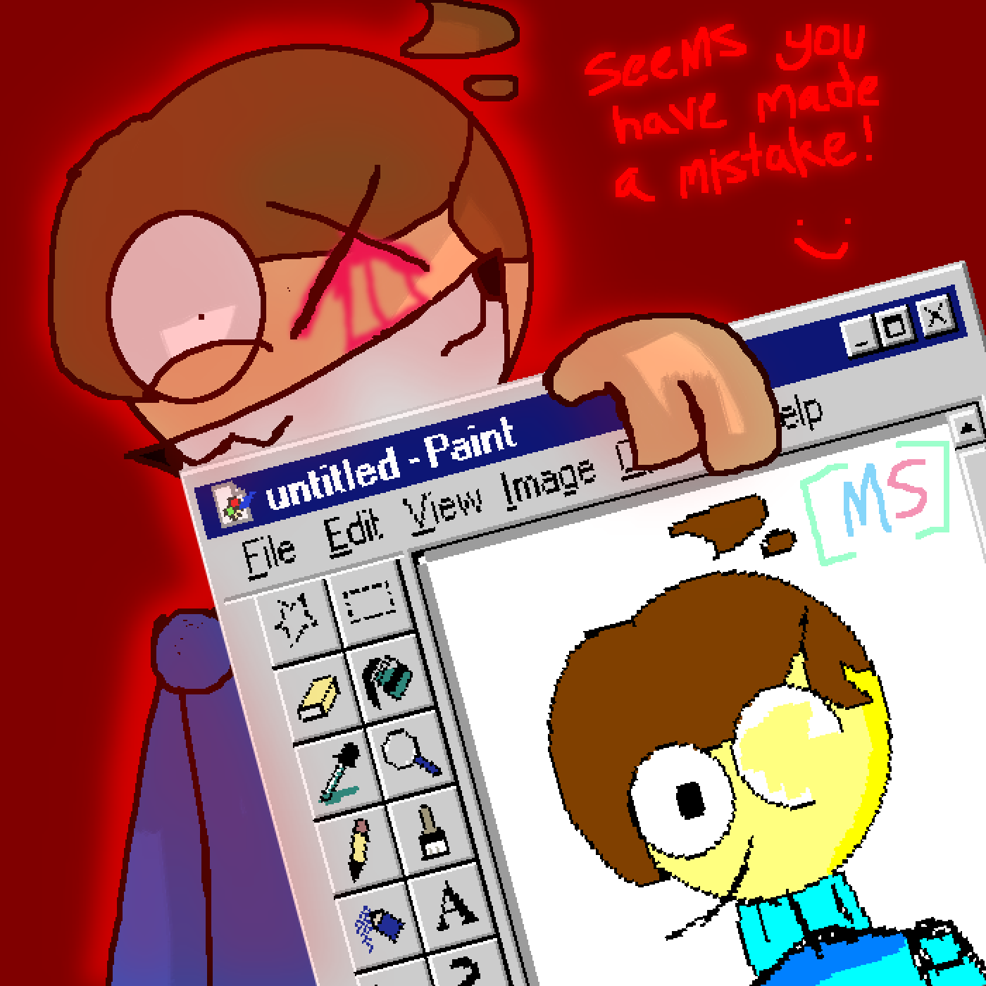 Pixilart - You screwed up again- by Muffin-Squad