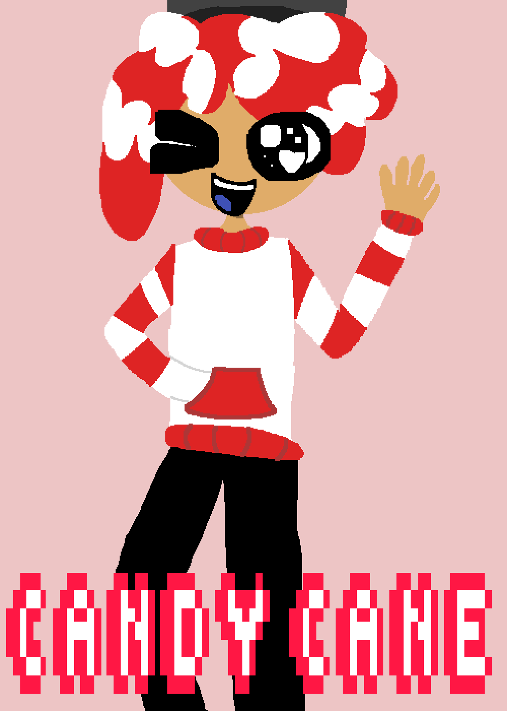 Pixilart - Candy cane (human) by AmberTitan