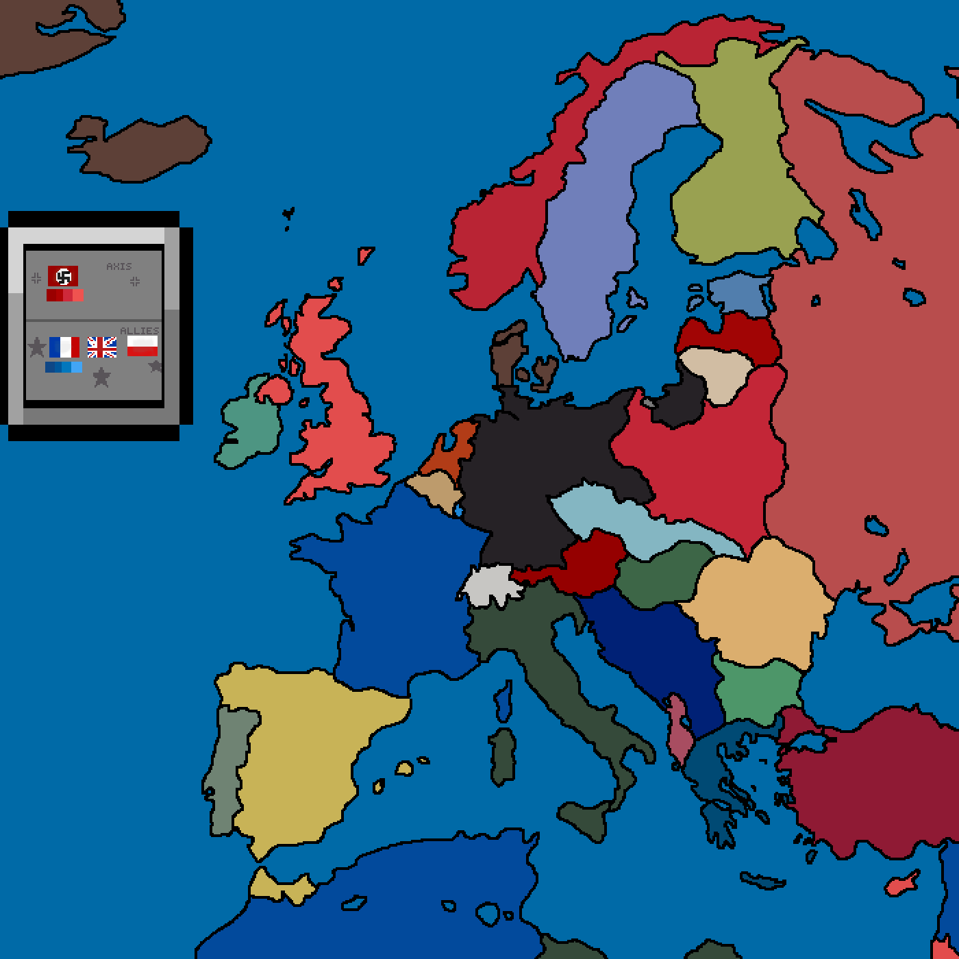 Editing WW2 map base - Free online pixel art drawing tool - Pixilart