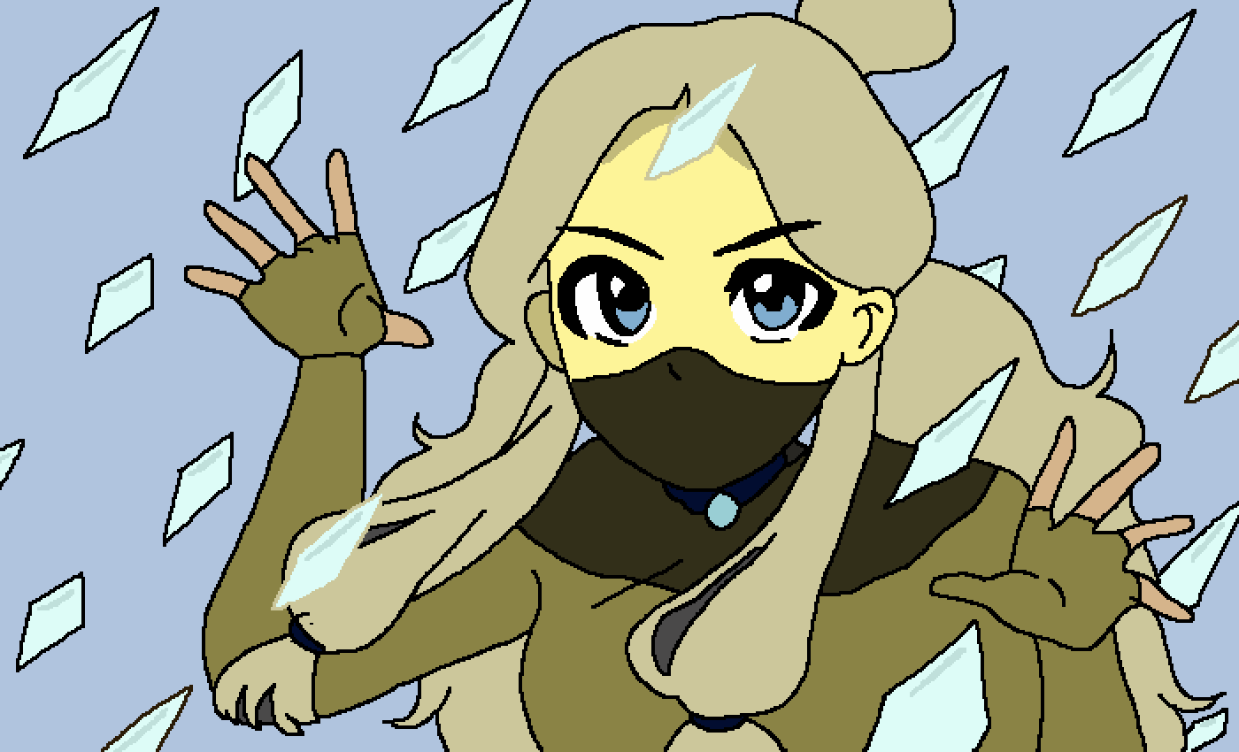 Pixilart - Ninja Katara cred to og owner by snakeuser