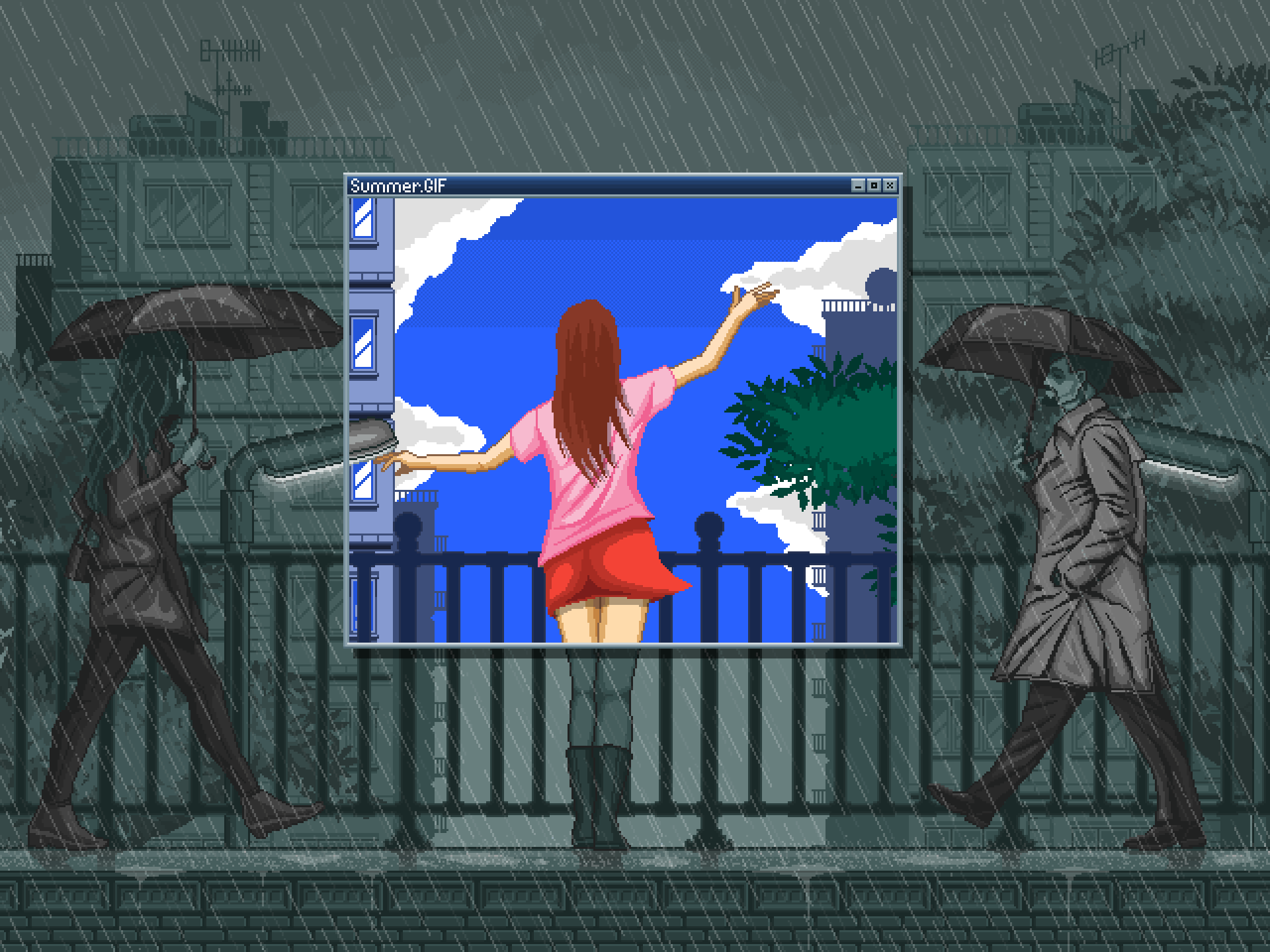 Pixilart - Summer GIF by Sancejev