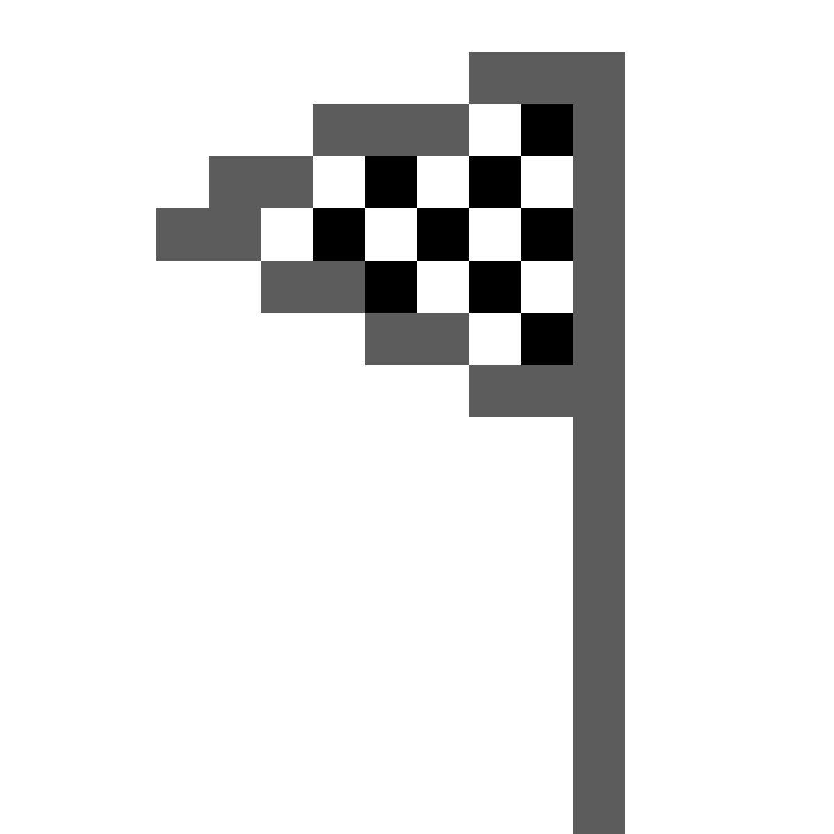 Pixilart - Finish flag by Hkuvut