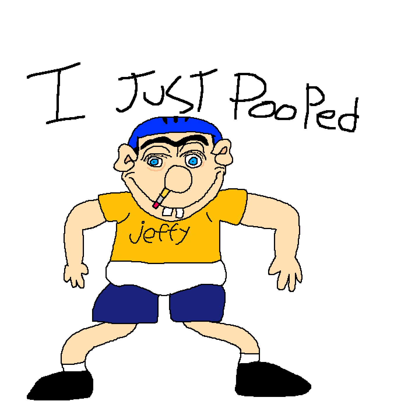 Pixilart - jeffy by BartBrickson