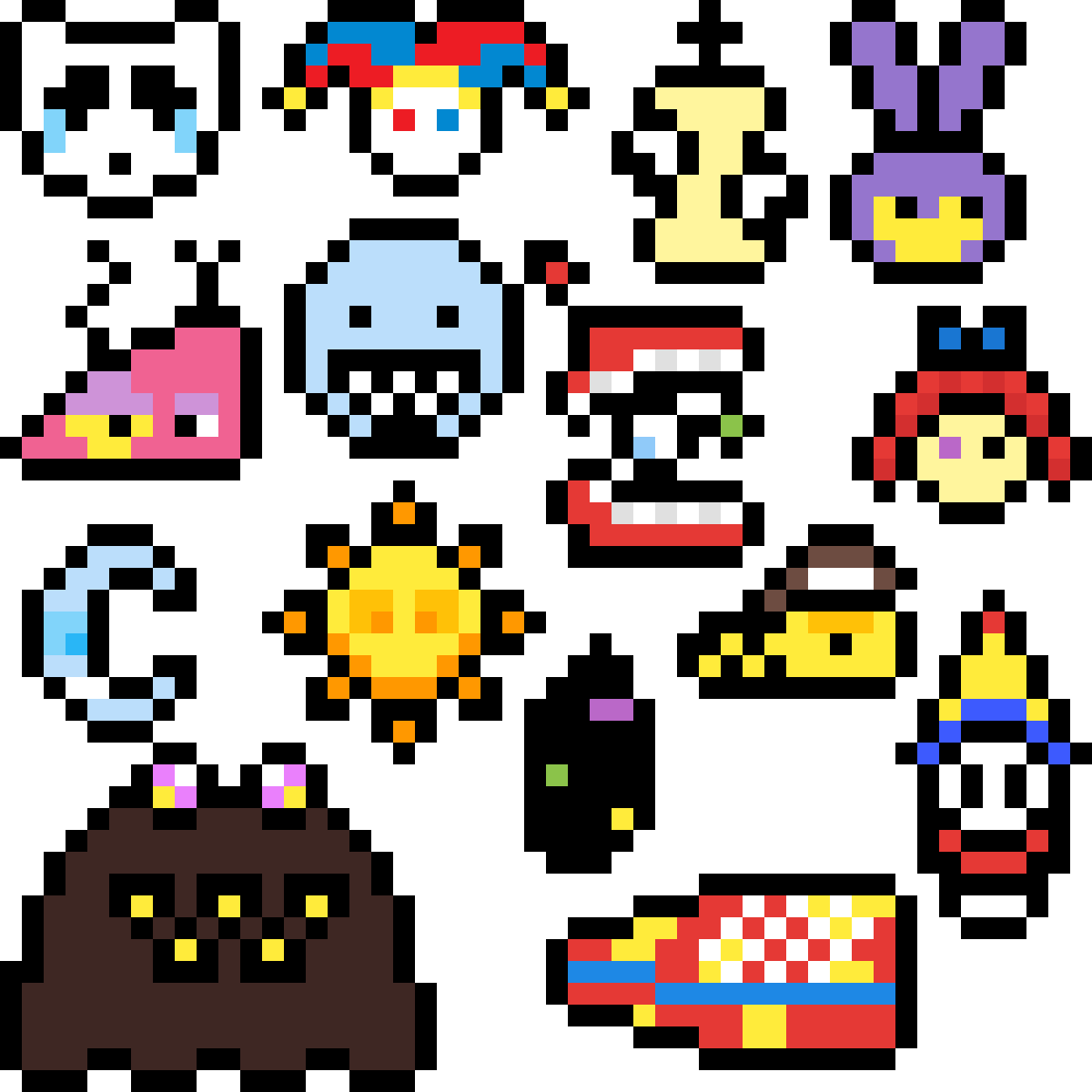Pixilart - TADC Characters by GamingKing1123