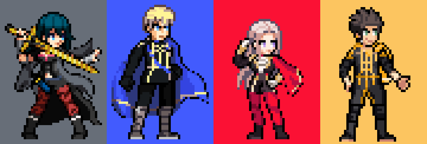 Pixilart - Three Houses Jus Sprites by henthorneaaron9