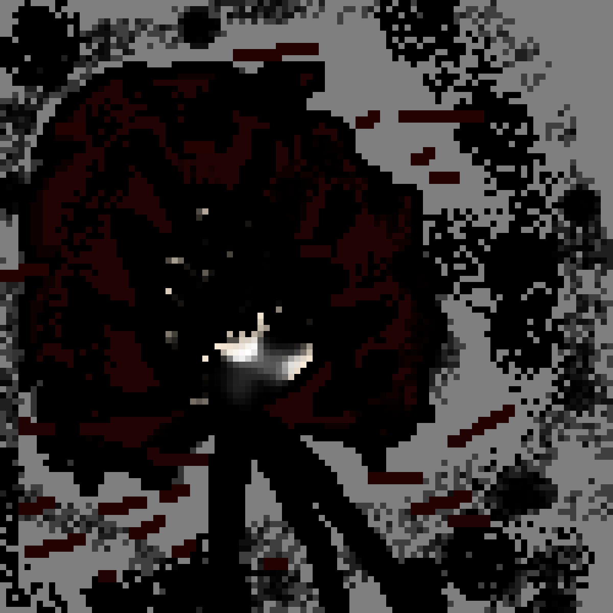 Pixilart - corrupted m.nikko by Cosmicmario27