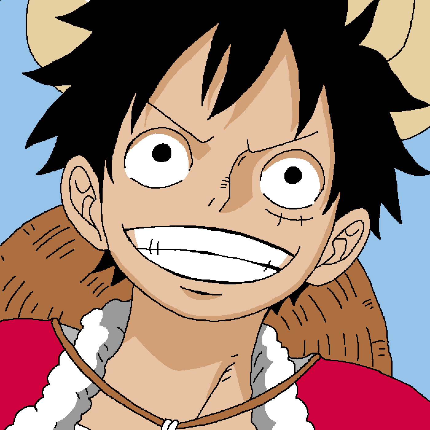 Pixilart - Luffy Base by Spooksthebears