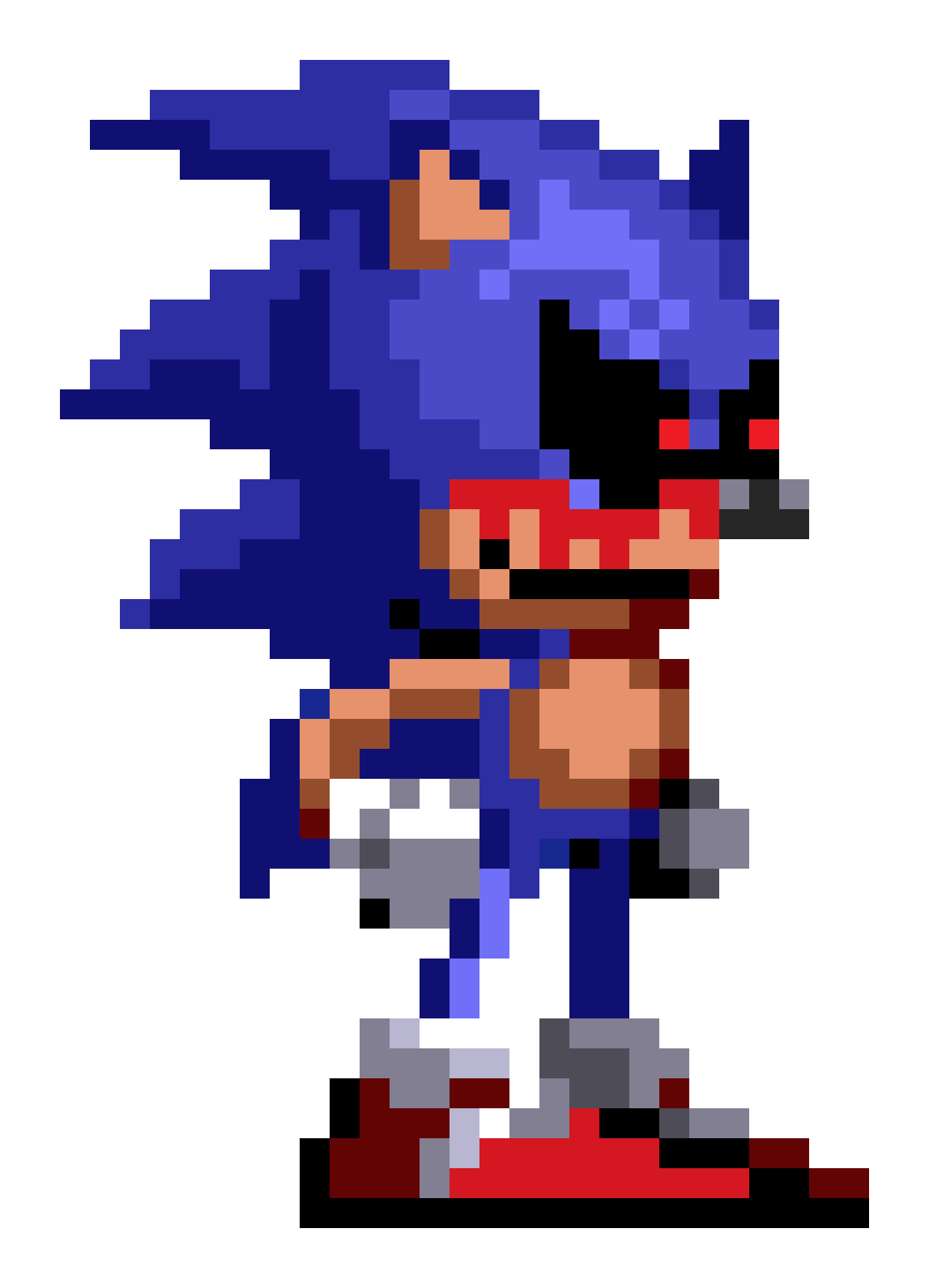Pixilart - MY5TCrimson Sonic.EXE remastered by HKJK
