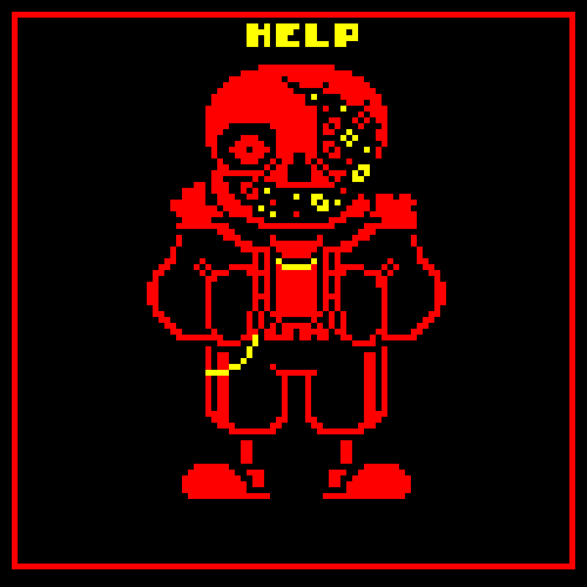 Pixilart - underfell+bonliest by StaleBread202