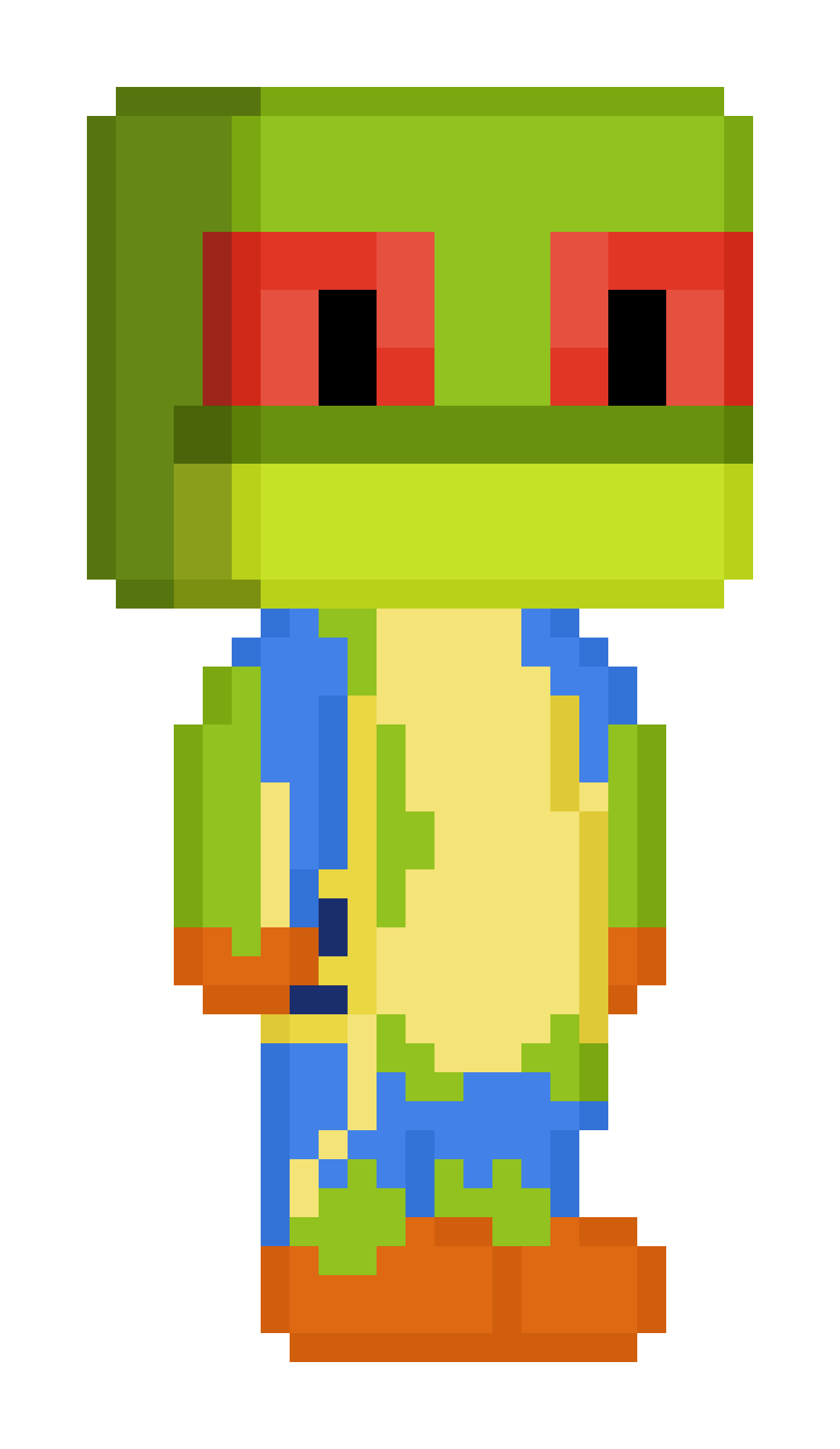 Pixilart - Tree Frog Sprite by PugglesaurusRex