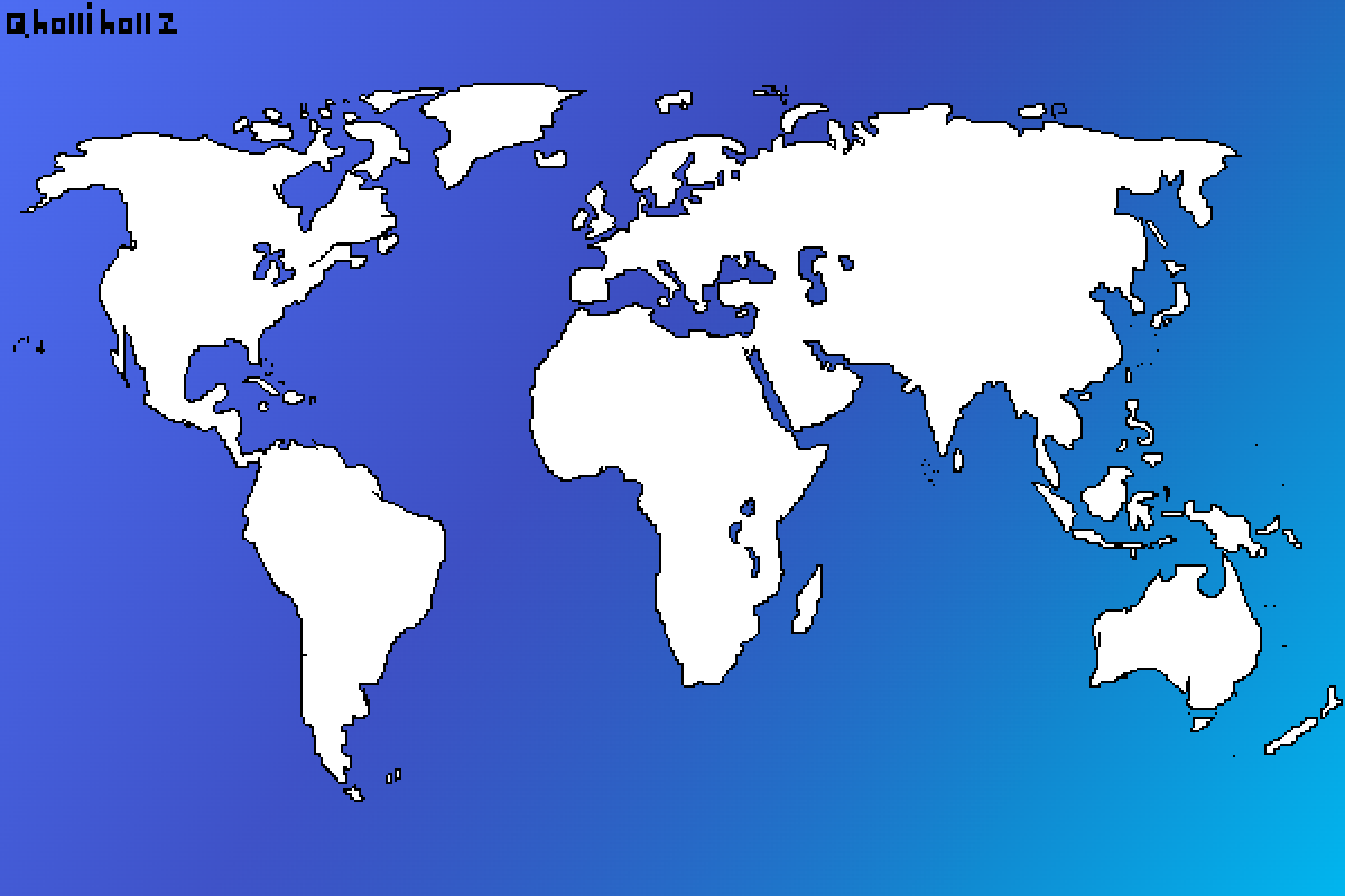 Pixilart - blank world map :P by hollihollz