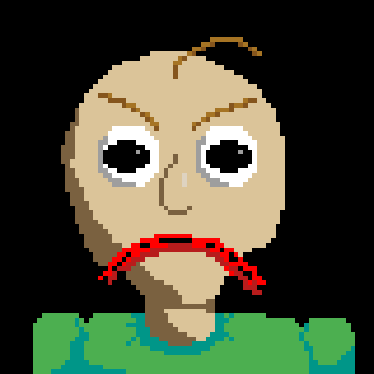 Pixilart - baldi (the devil) by KPBR