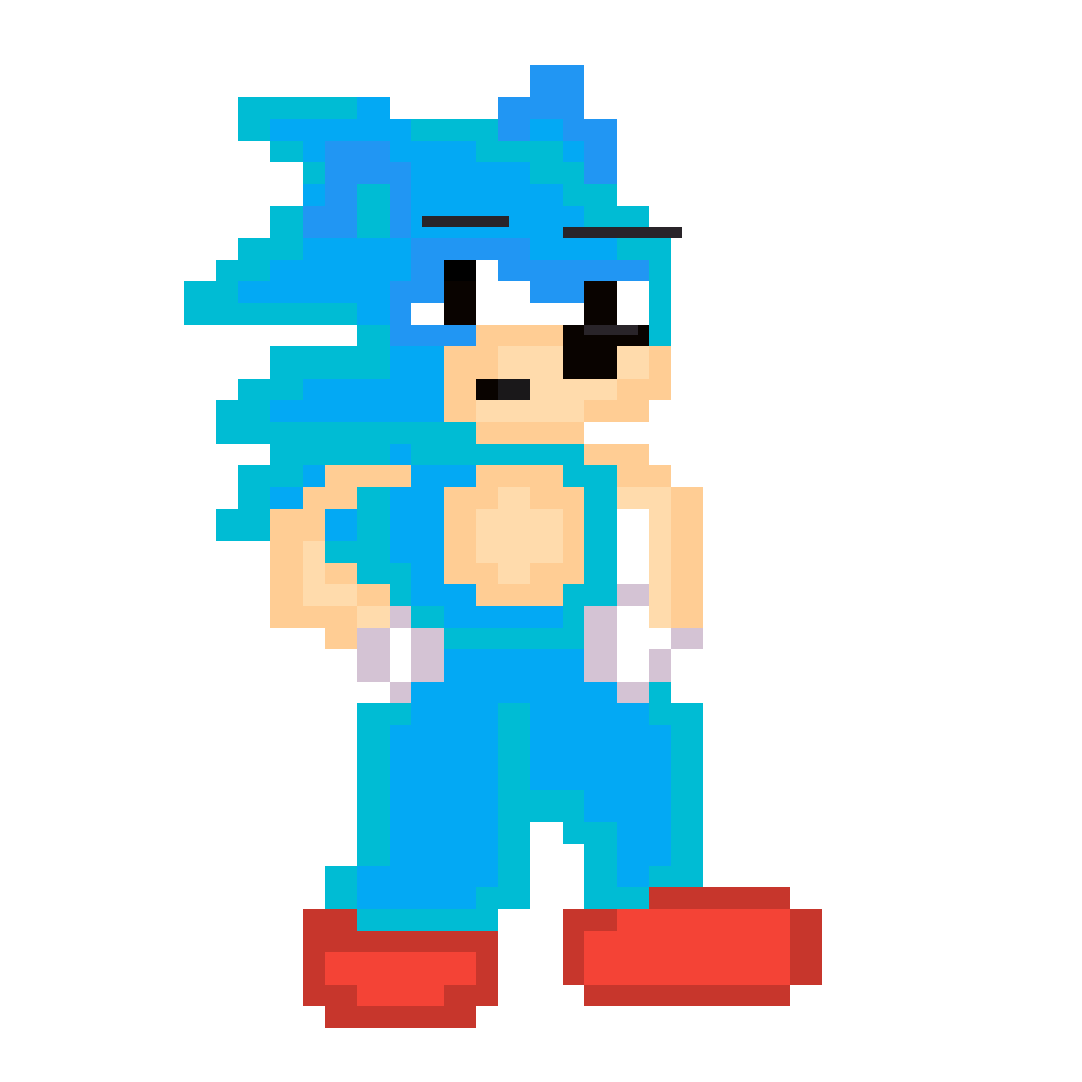 Pixilart - sonic is judging you by OZZI3-DR4WZ