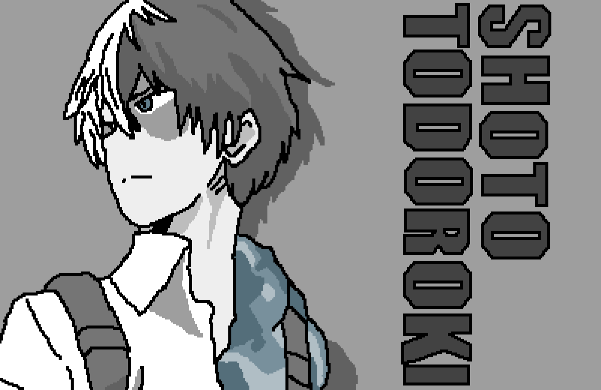 Pixilart - Shoto Todoroki Base by Yuki-Hoshiko