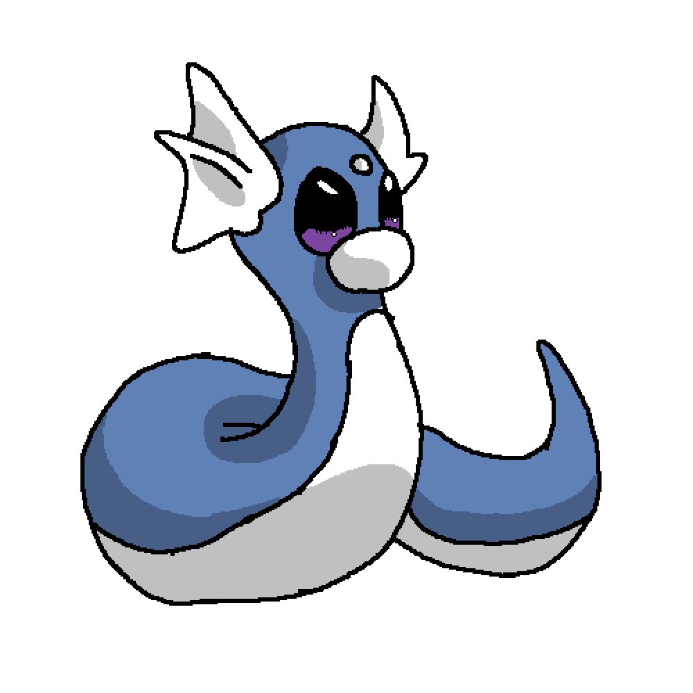 Pixilart - Dratini by Rose-Demon