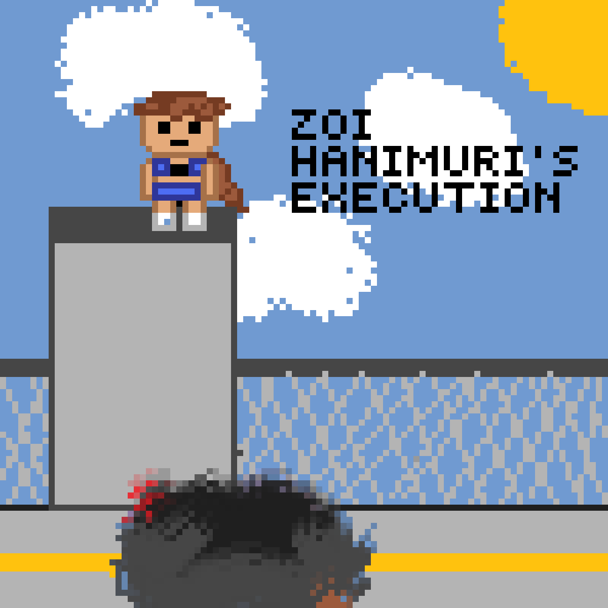 Pixilart - fan made dangonronpa oc and (failed) execution by Anonymous