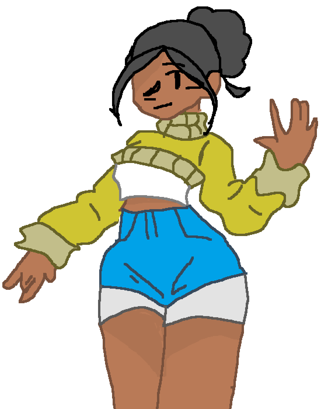 Pixilart - sweater base by ASharkWith1IQ