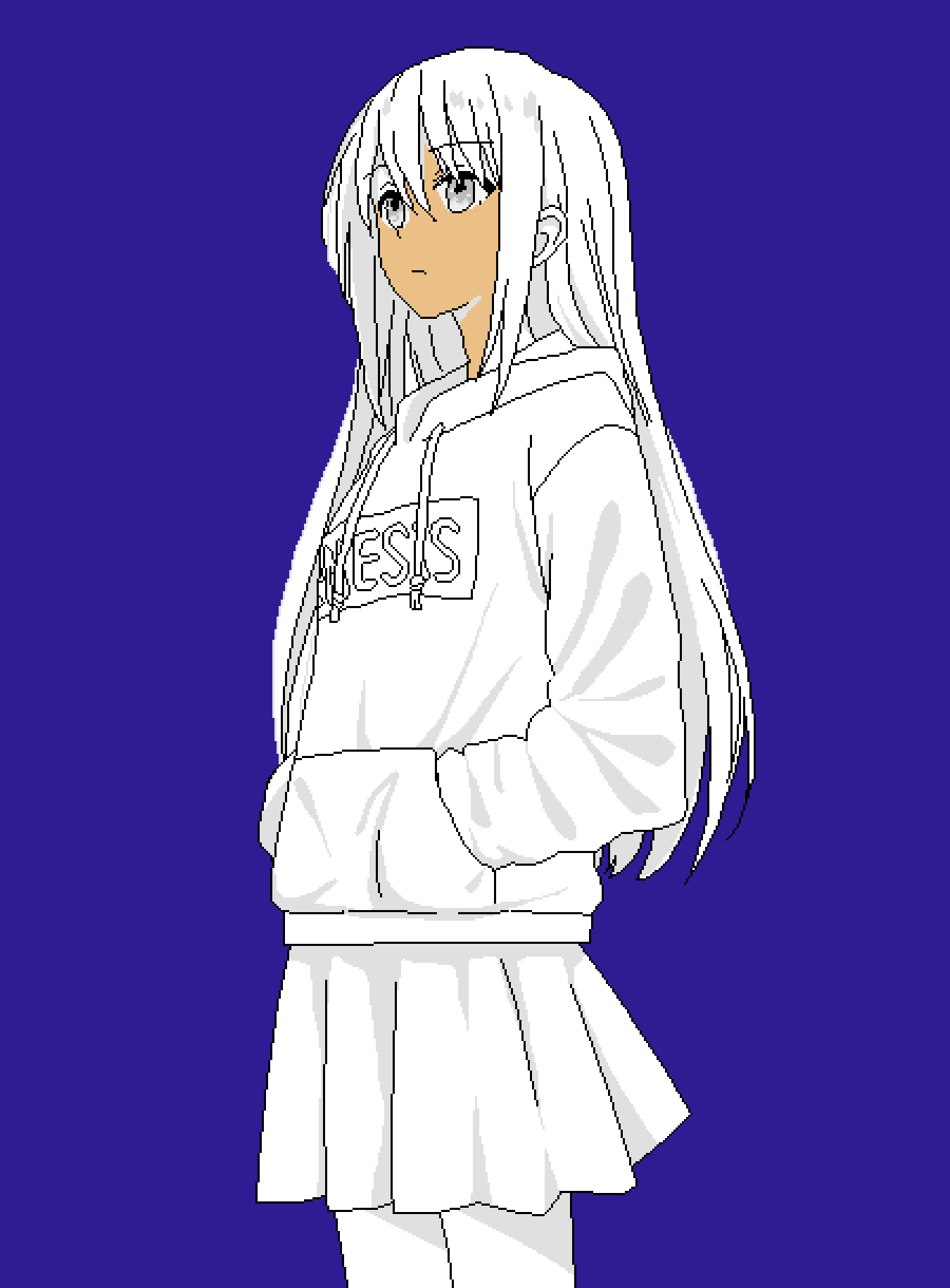 Pixilart - Anime Girl Base by hunter-why