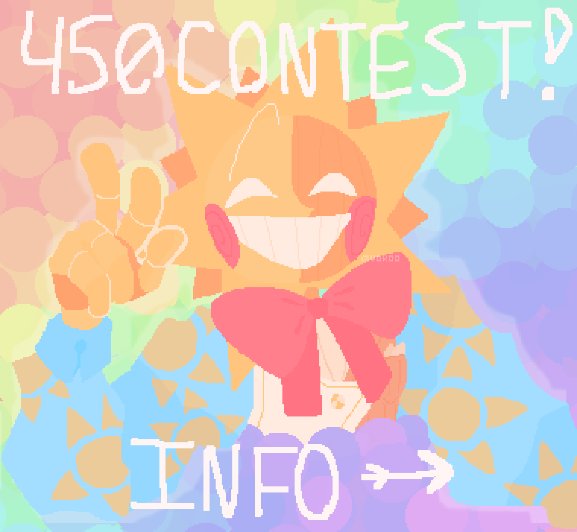 Pixilart - 450 Follower Contest!! by Yokoo