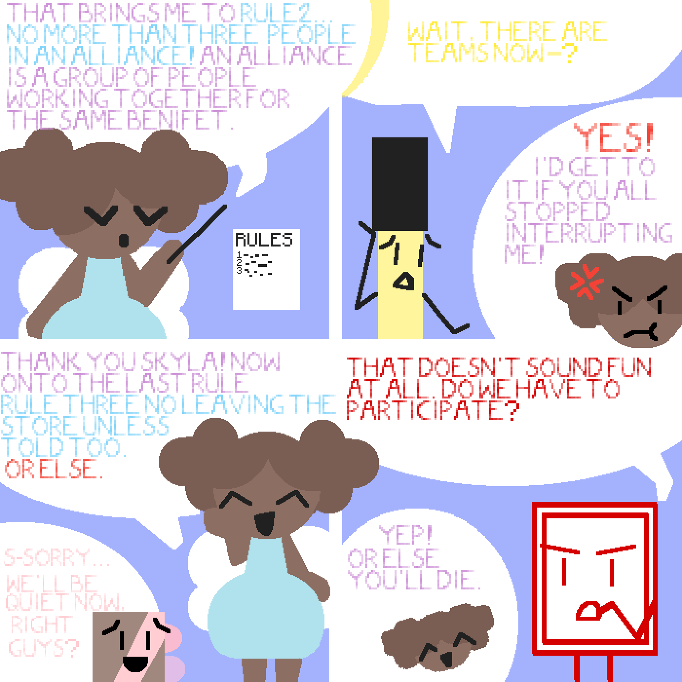 Pixilart - SM Panic panels by CuteWorld