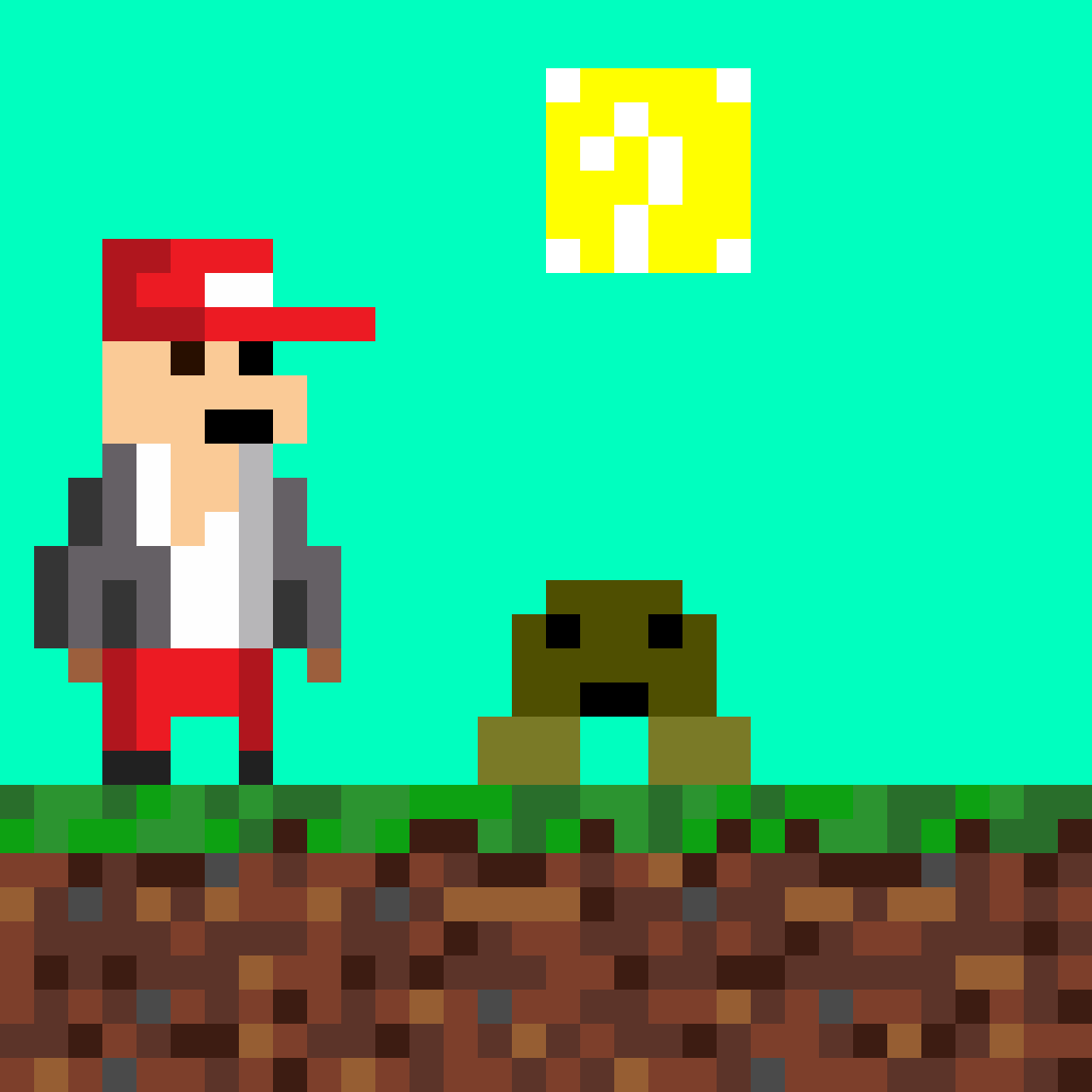 Pixilart - mario.....? by Yum-kiwi