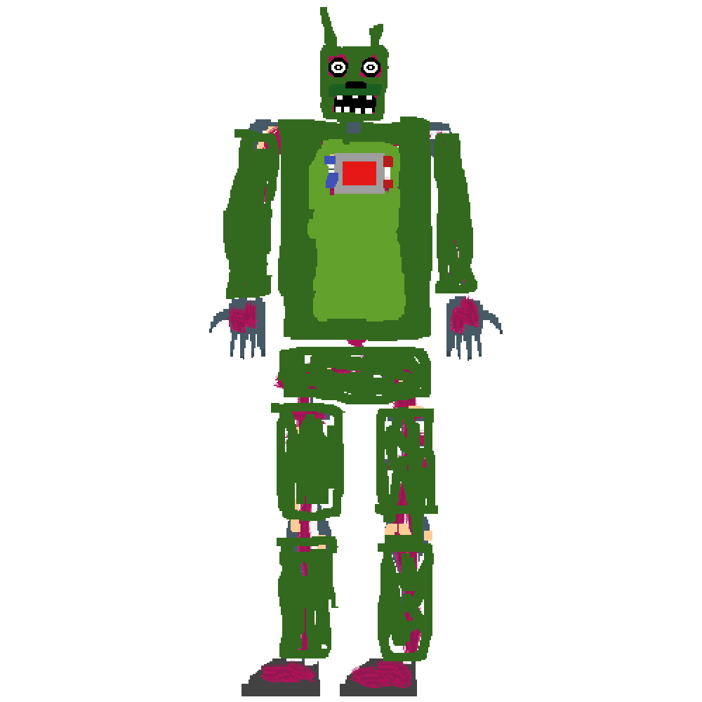 Pixilart - Springtrap redesign by SamEhrigSchool