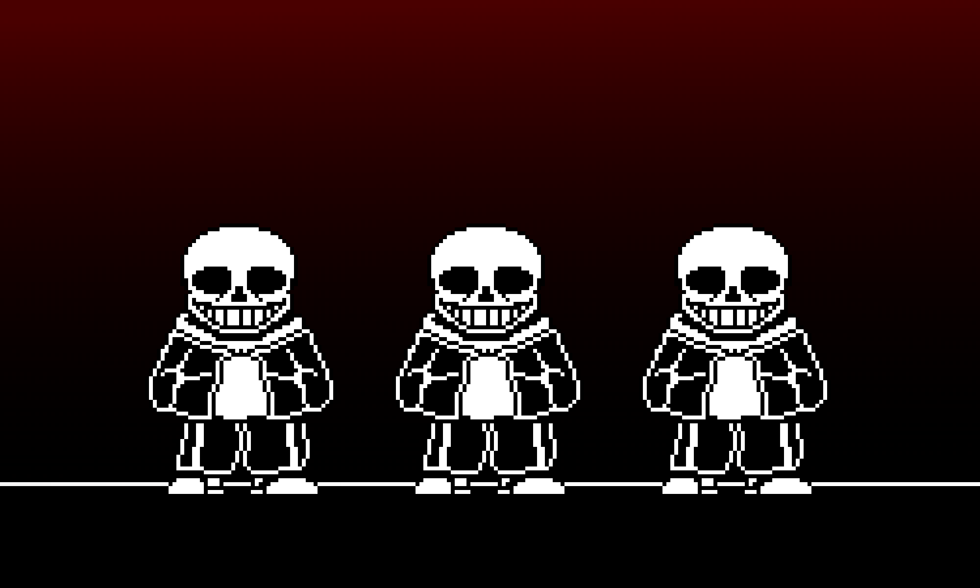 Pixilart - sans trio thingy by TheFungi