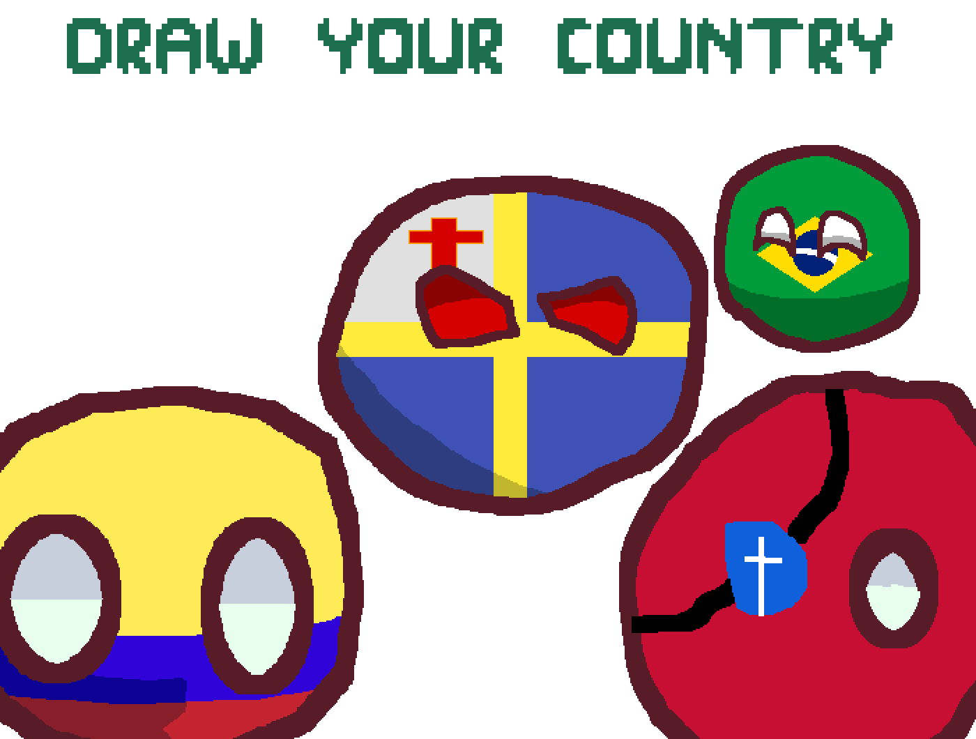Pixilart - dibuja tu pais /draw your country in countryballs by jpapgames