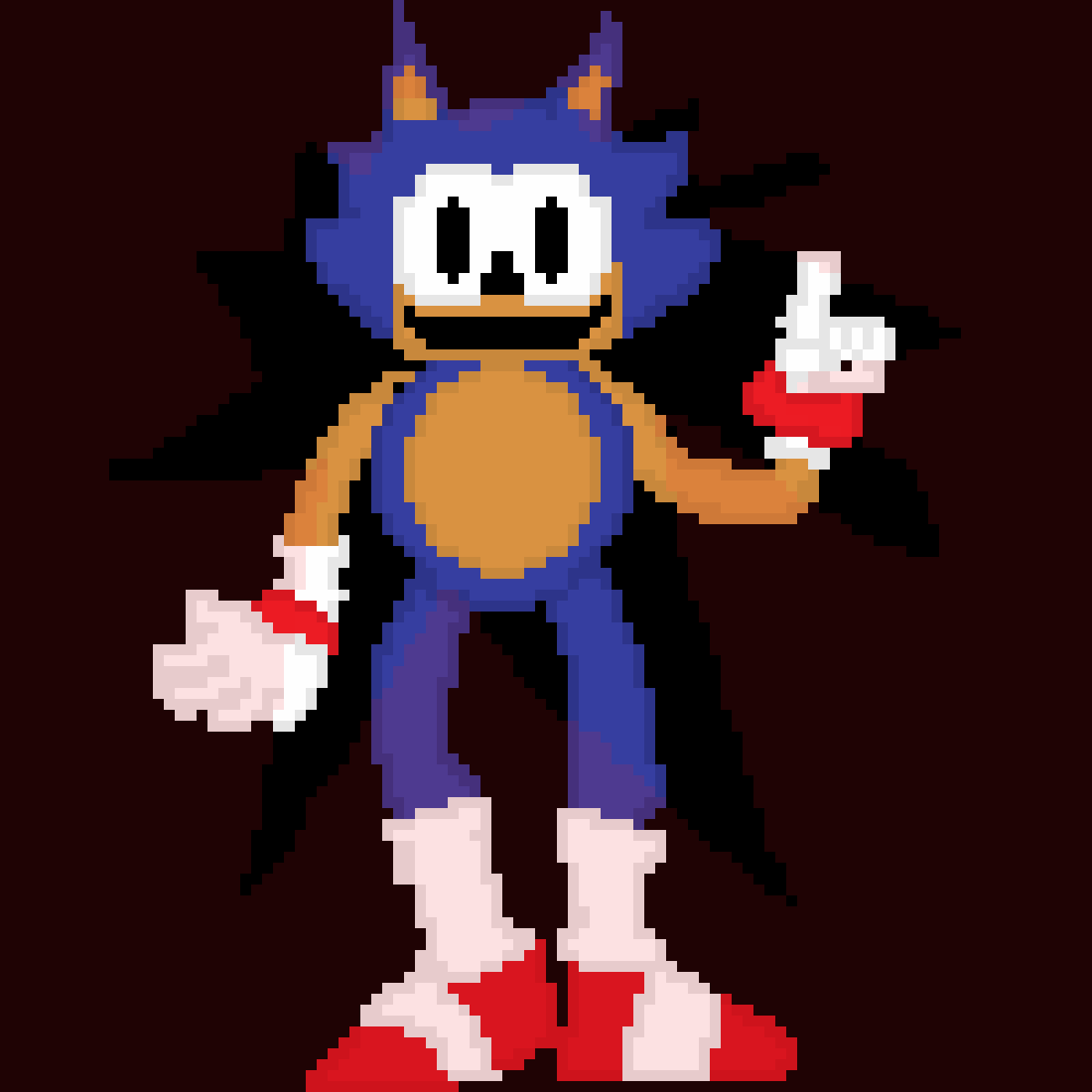 Pixilart - Rewrite Sonic by Pixilzs