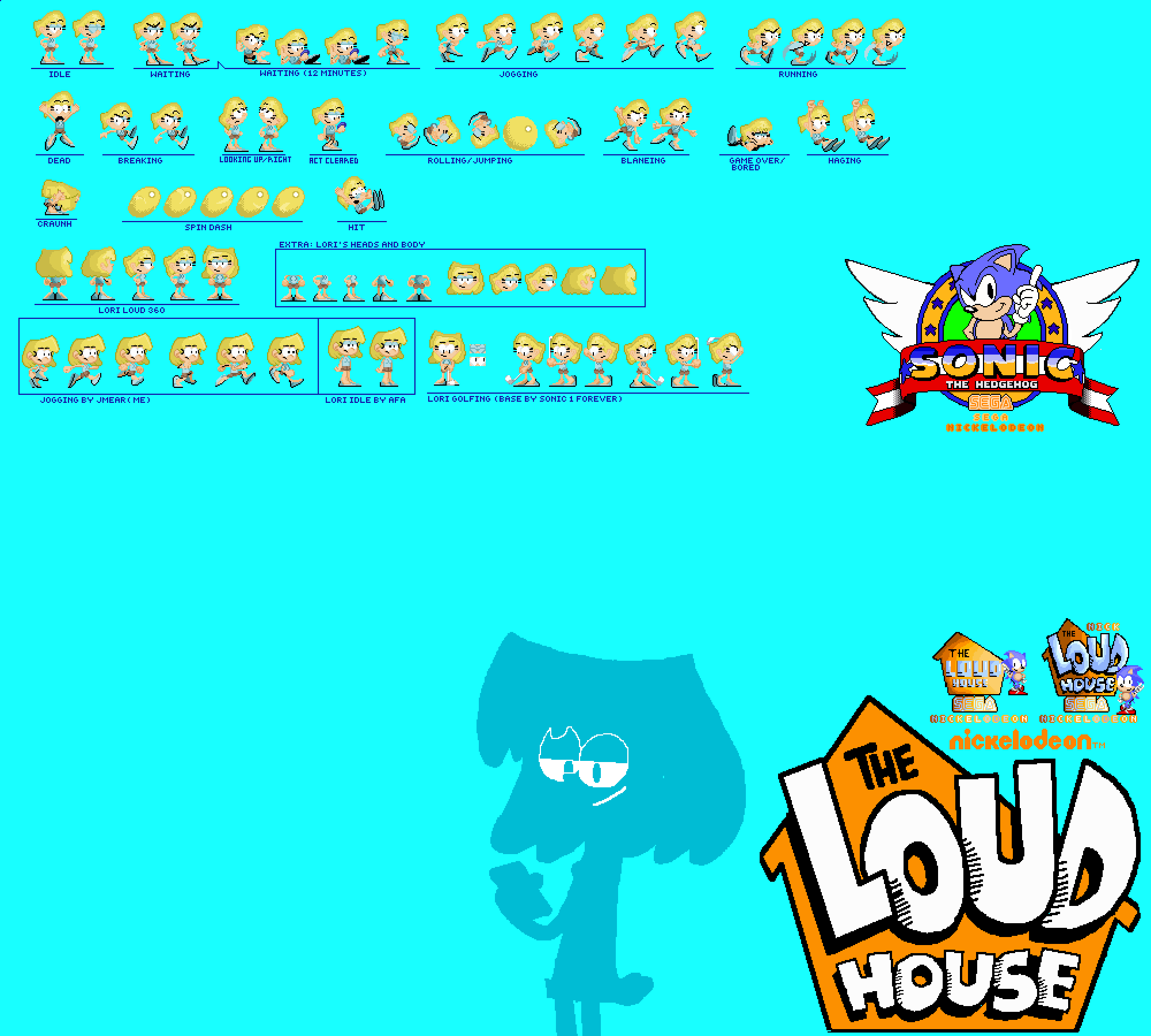Pixilart - All Lori Loud Sprites by Jmear-Collins96
