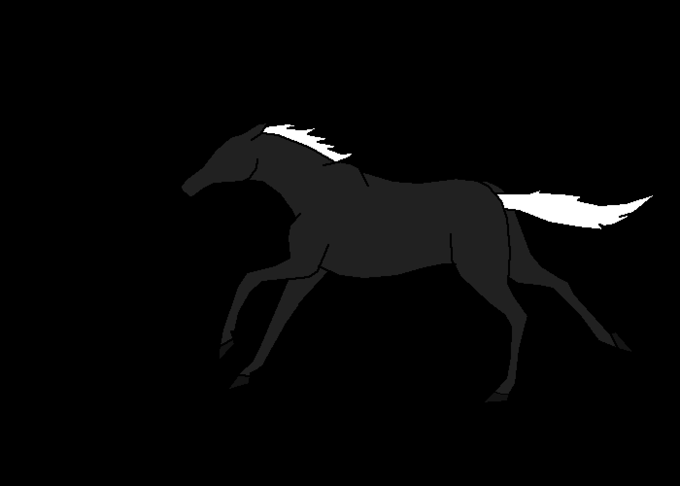 Pixilart - Horse Running Base by Maxzzz