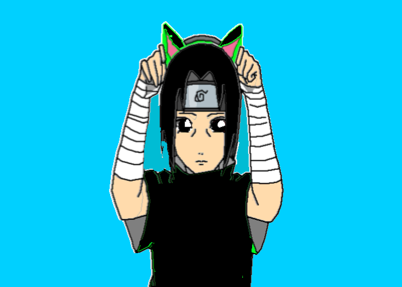 Pixilart - Itachi Uchiha Base by klo89025