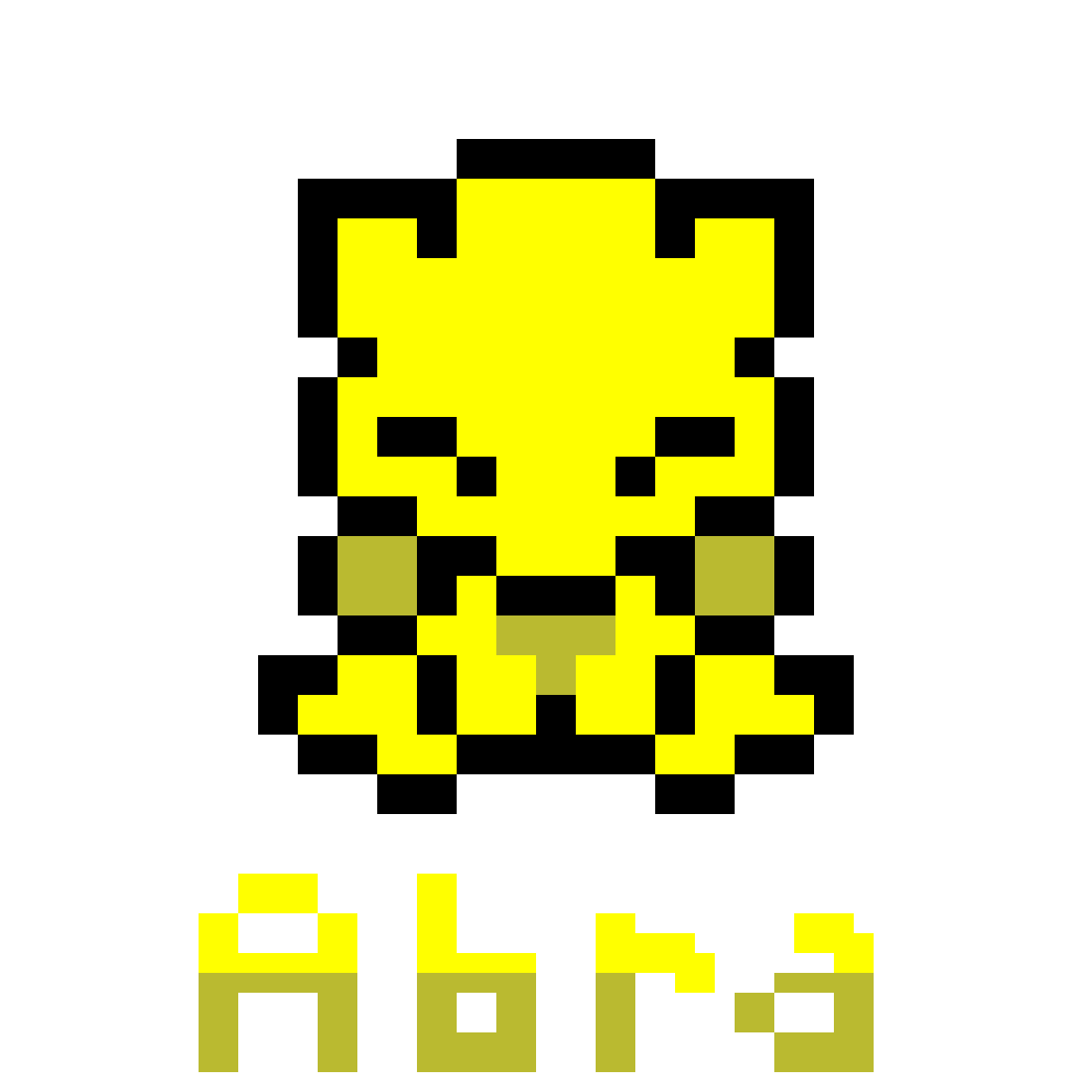 Pixilart - Abra by BANANABOI2953