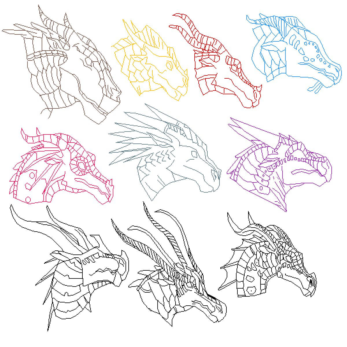 Pixilart - WoF Tribe bases by Evanafton5