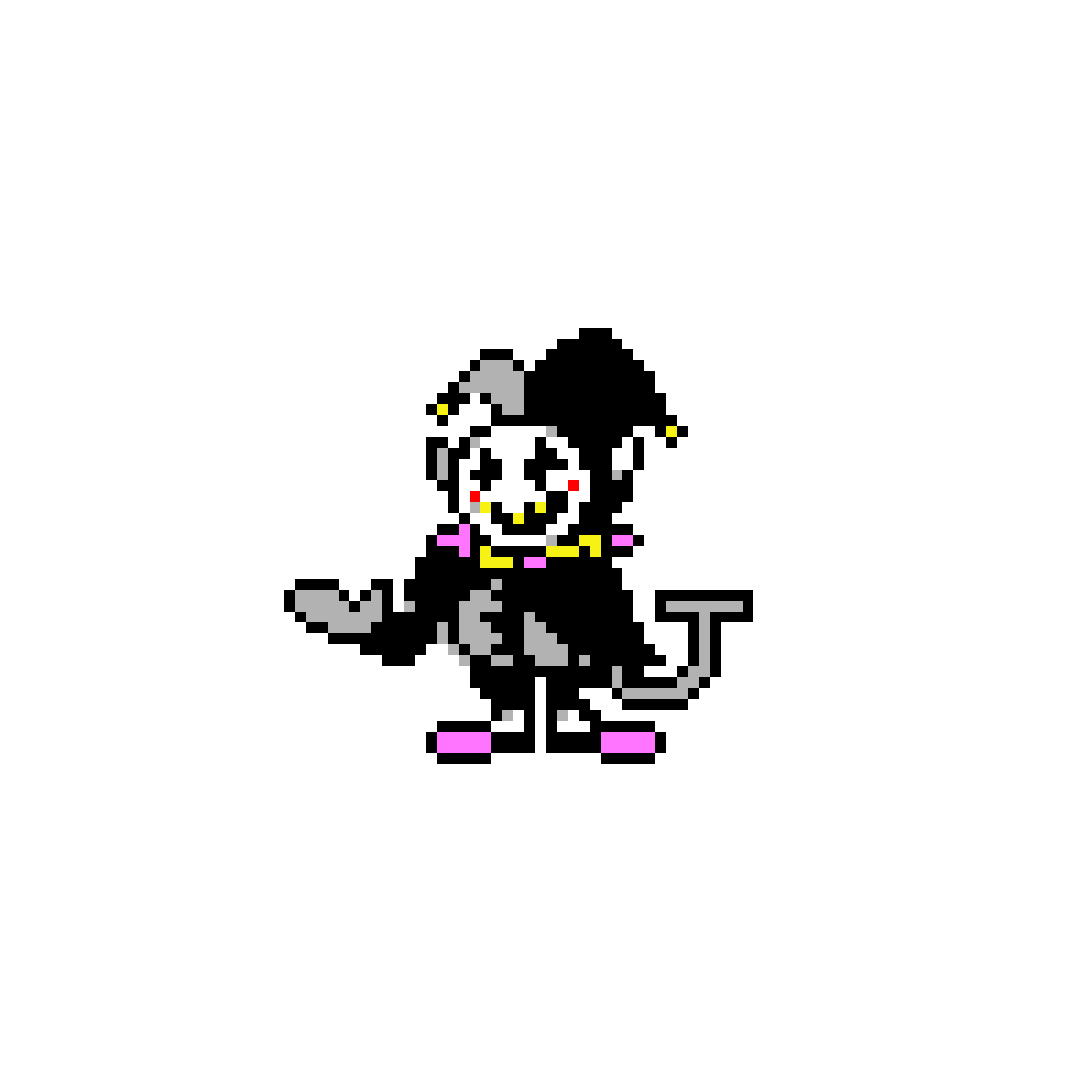 Pixilart - Jevil in Spamton's Colors by Olives1212