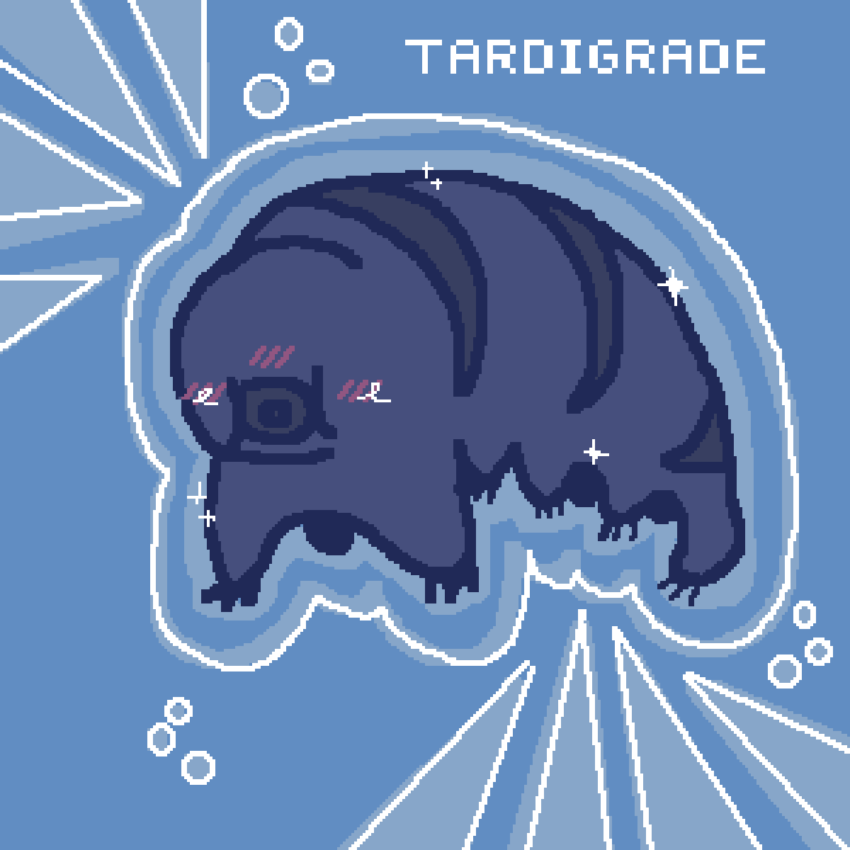 Pixilart - Cute little Tardigrade by Placenta