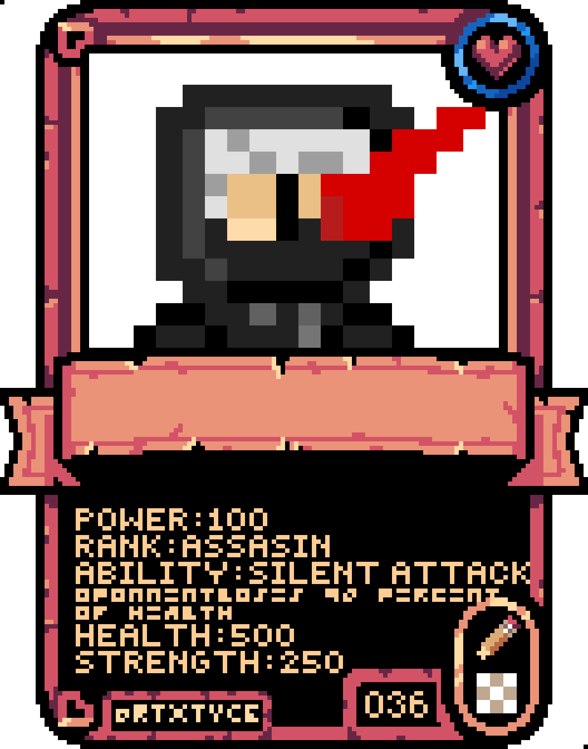 Pixilart - OC card redo by RTXtyce