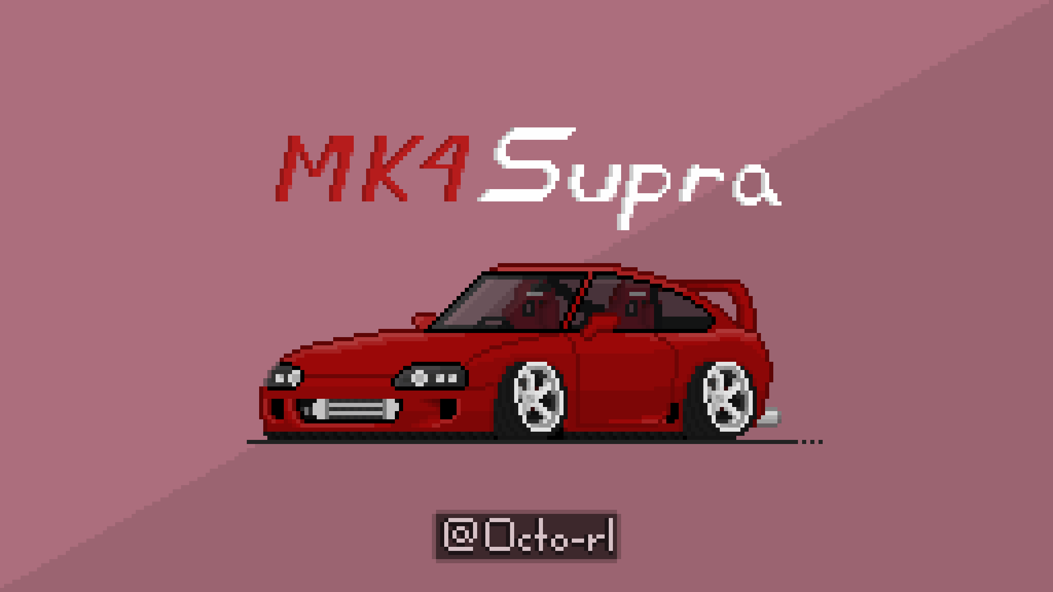 Pixilart - Toyota Supra MK4 by Octo-rl