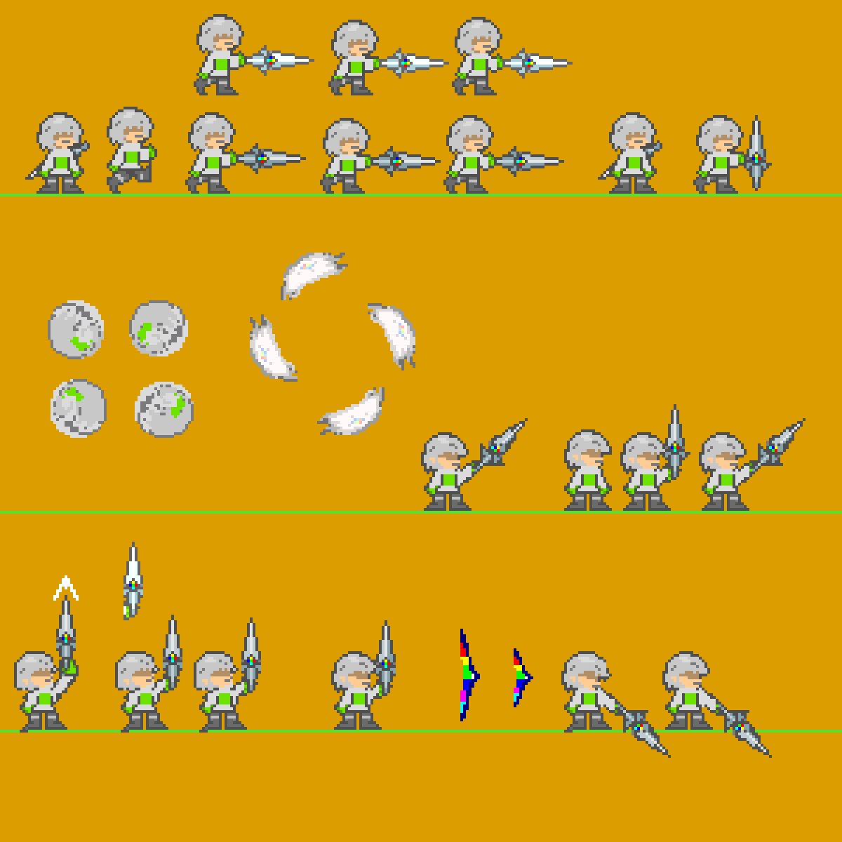 Pixilart - Grey Sword Sprites Cont. by Cosmogos
