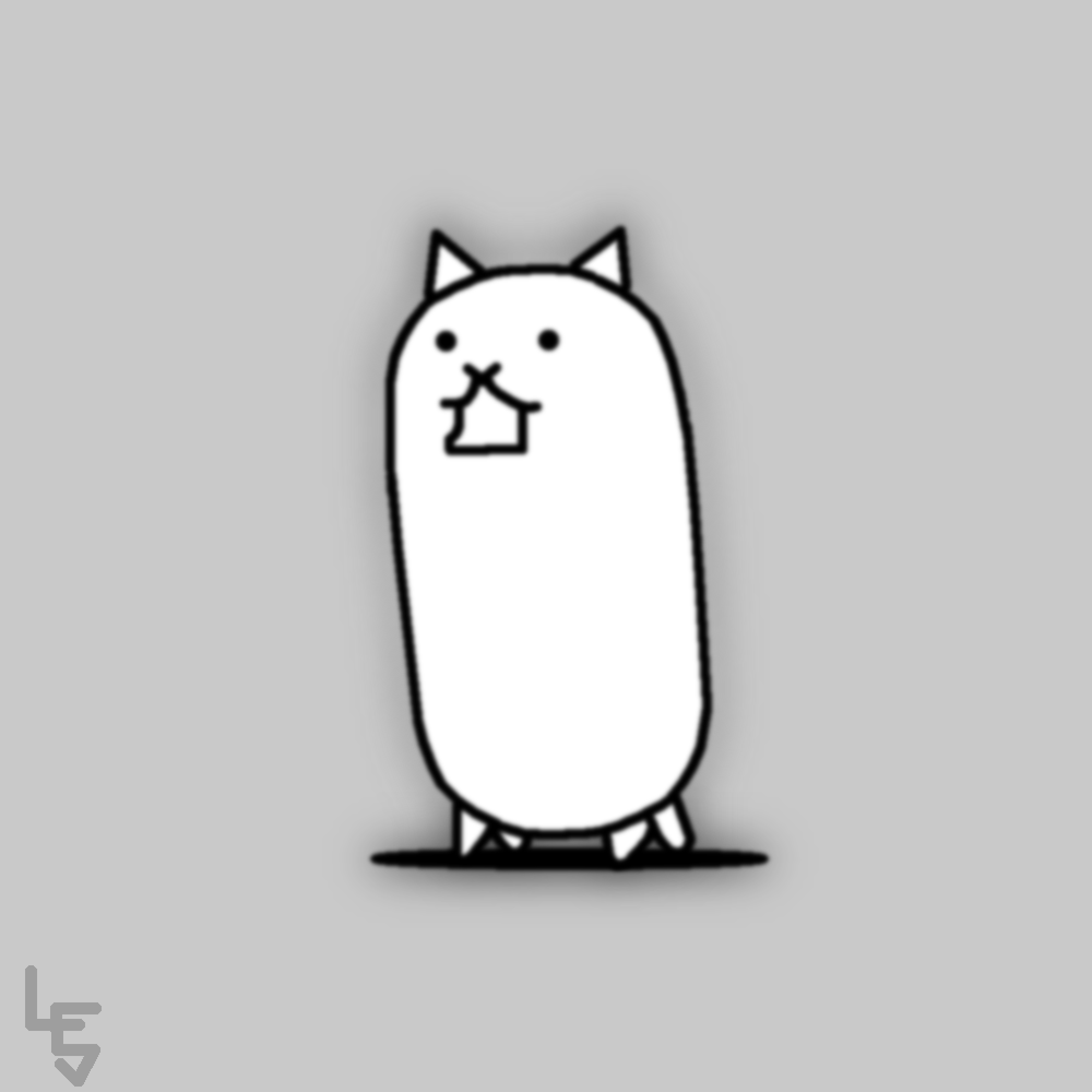 Pixilart - Tank Cat (Normal Cat) | Battle Cats by Happi-N-Smol