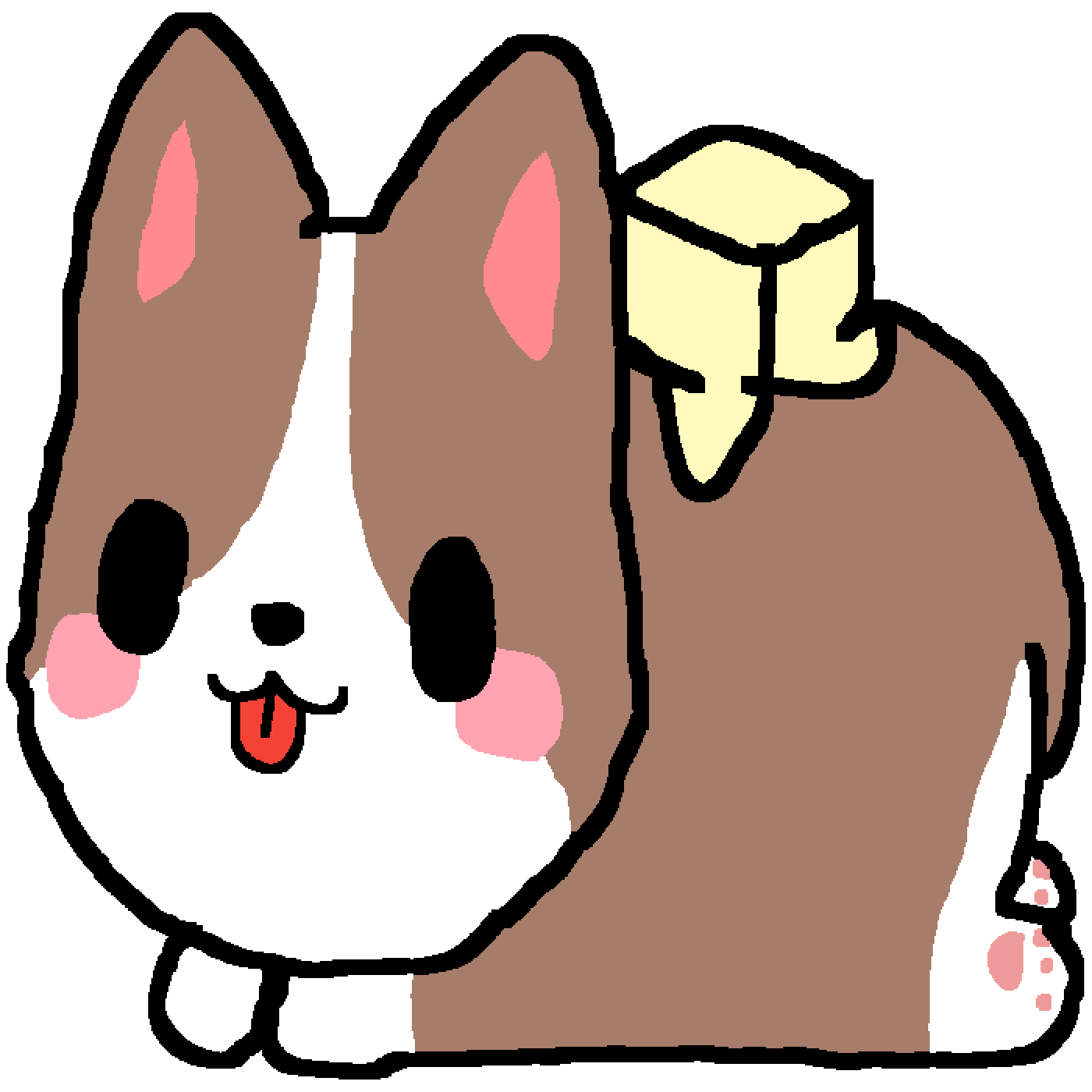 Pixilart - butterdog by Clara-Westdrop