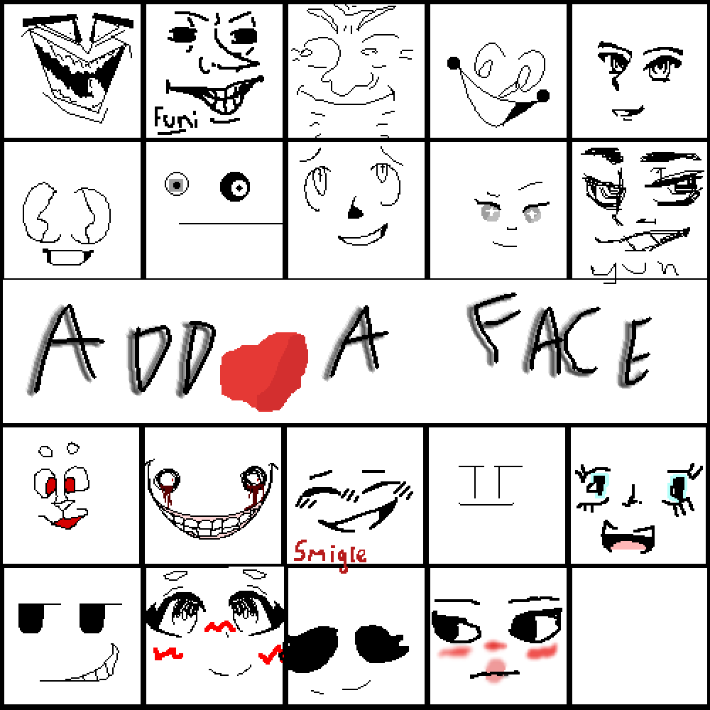 Pixilart - add your face (collab) by COD-fan